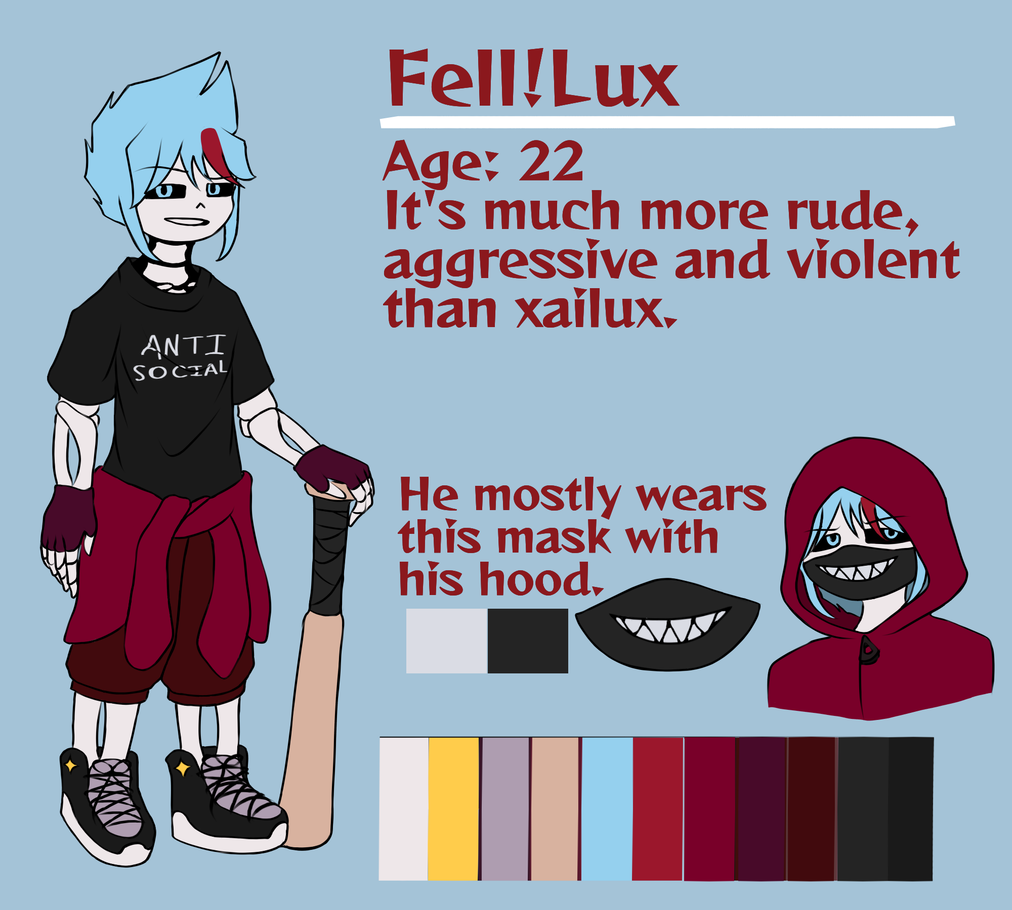 Lala & Lux Underfell AU Lala colors - Illustrations ART street