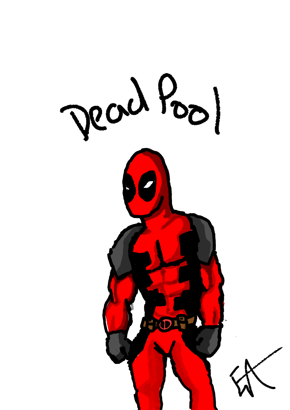 My Deadpool/First Drawing On MediBang Eric Alejandre - Illustrations ...