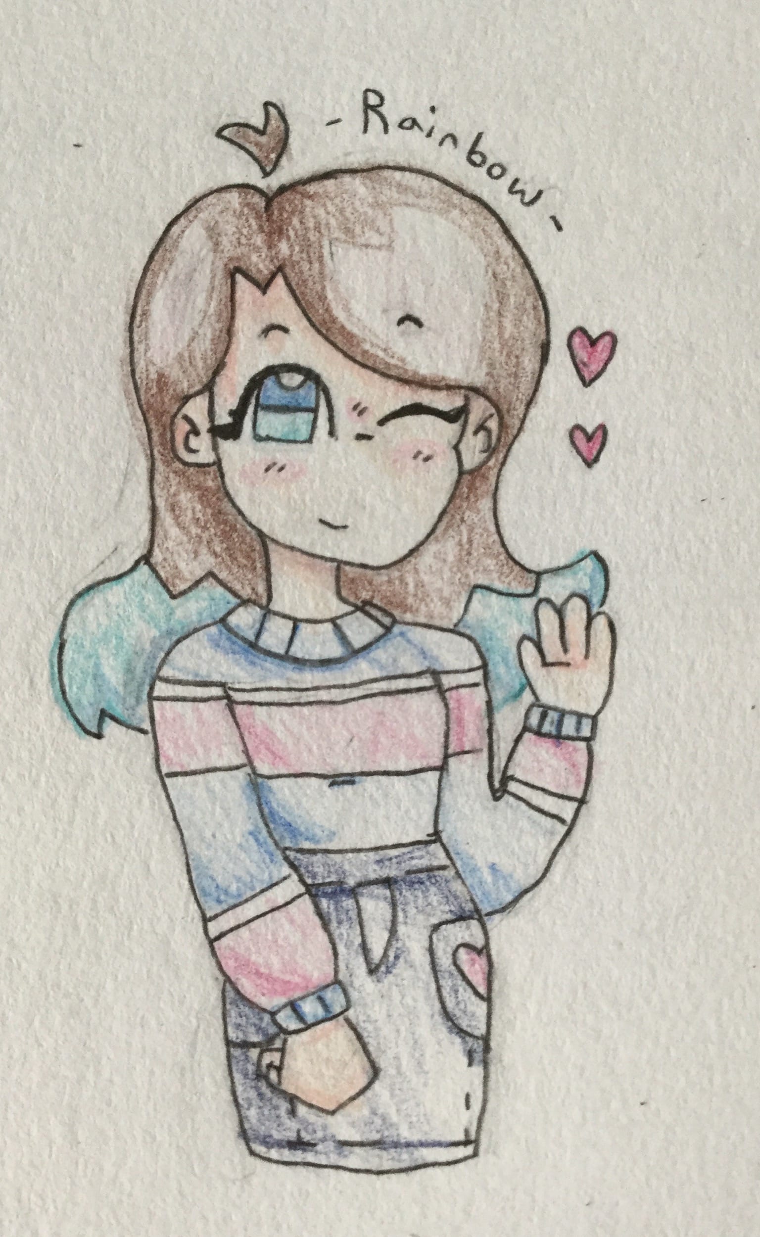 Chibi drawing of OC CatSpaghettii 🐀 - Illustrations ART street