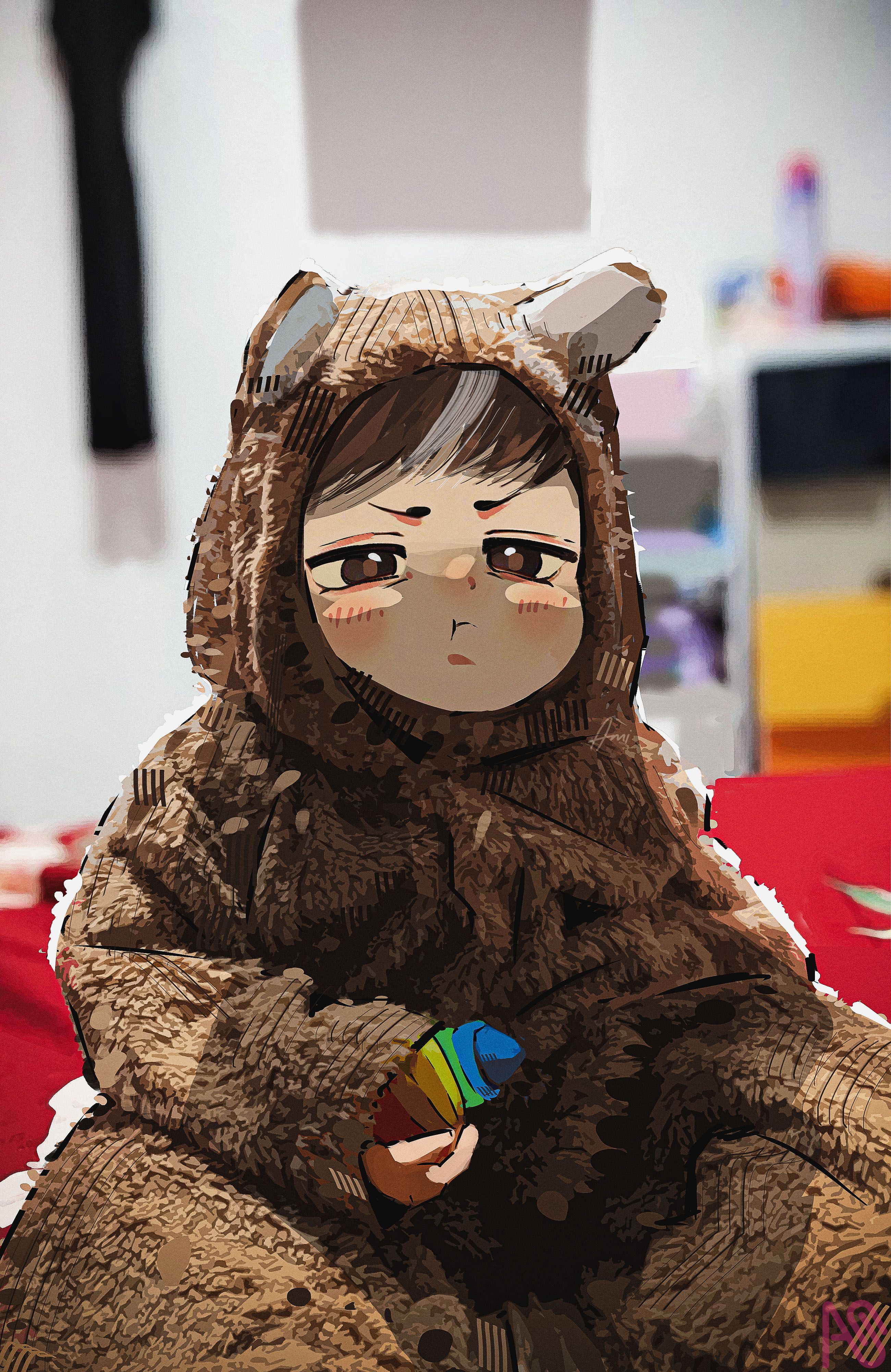 Angry Little Bear 🐻 amidoesarts - Illustrations ART street