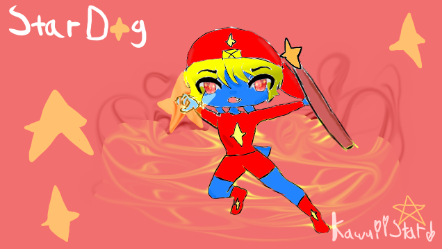 (oc) StarDog Power Activated KawaiiStar! - 插图 ART street