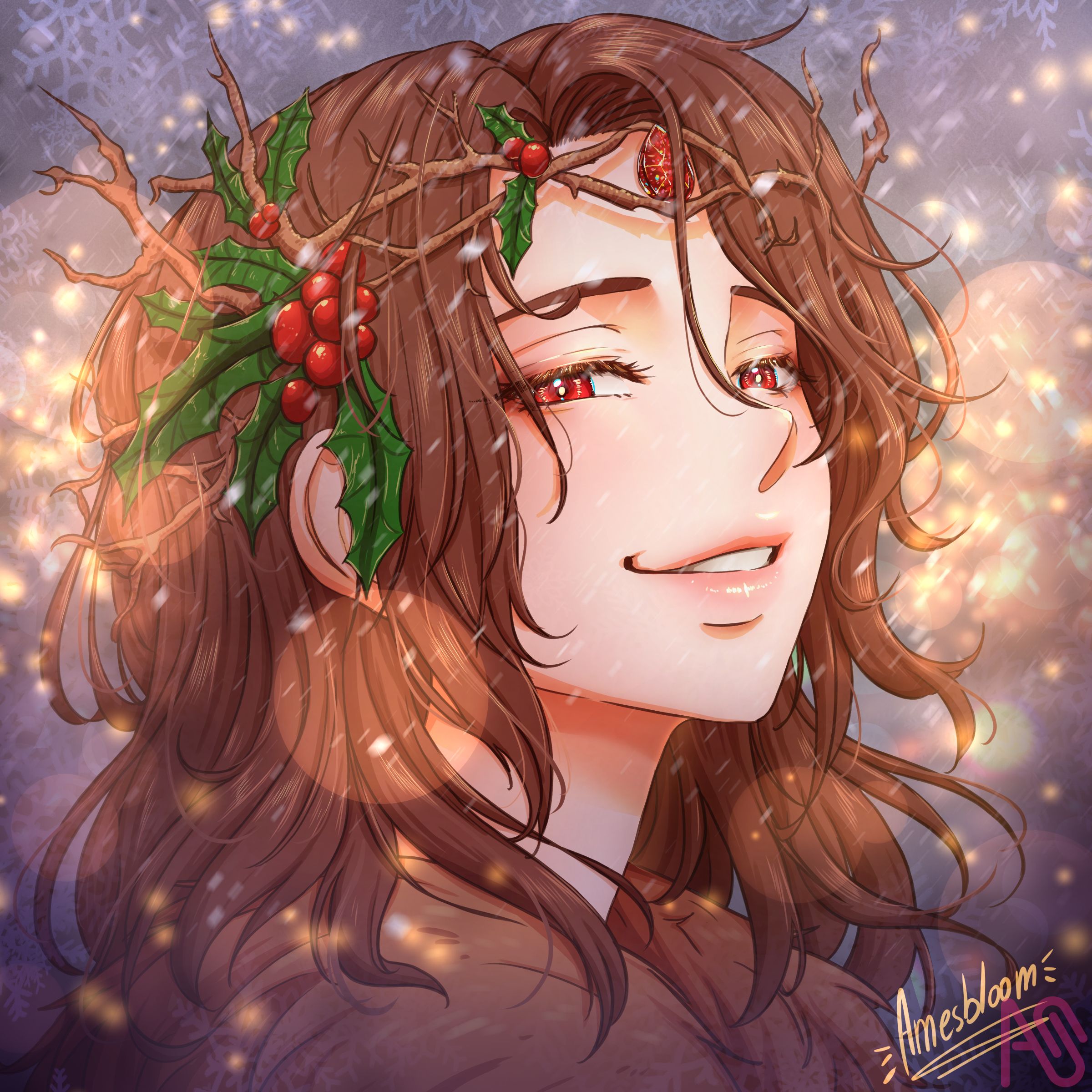 Ames in christmas Amesbloom - Illustrations ART street