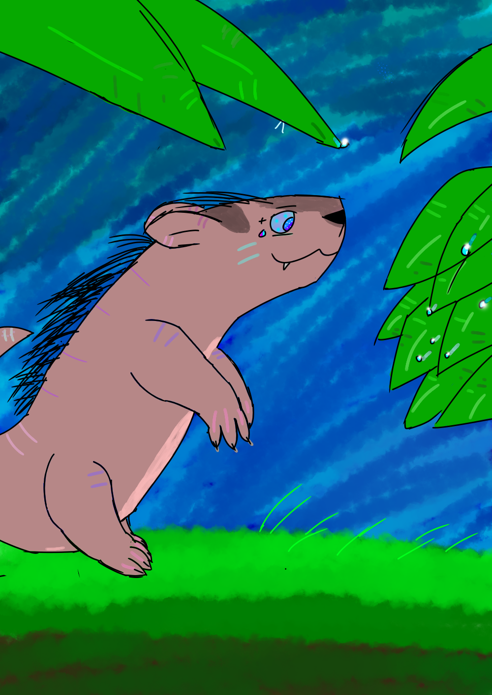 prickly creature :3 random pollito - Illustrations ART street