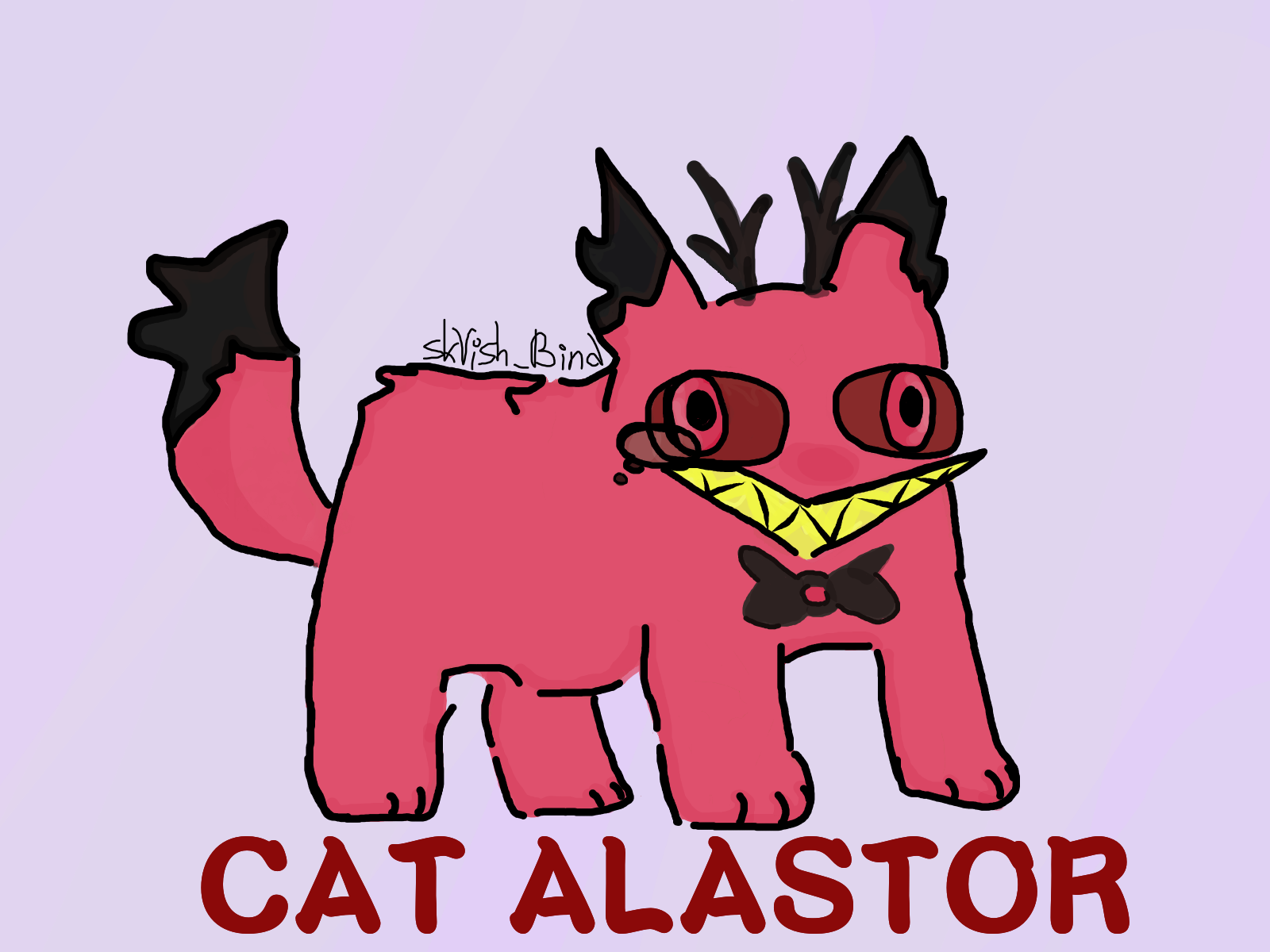 Cat Alastor Skvish_Bind - Illustrations ART street