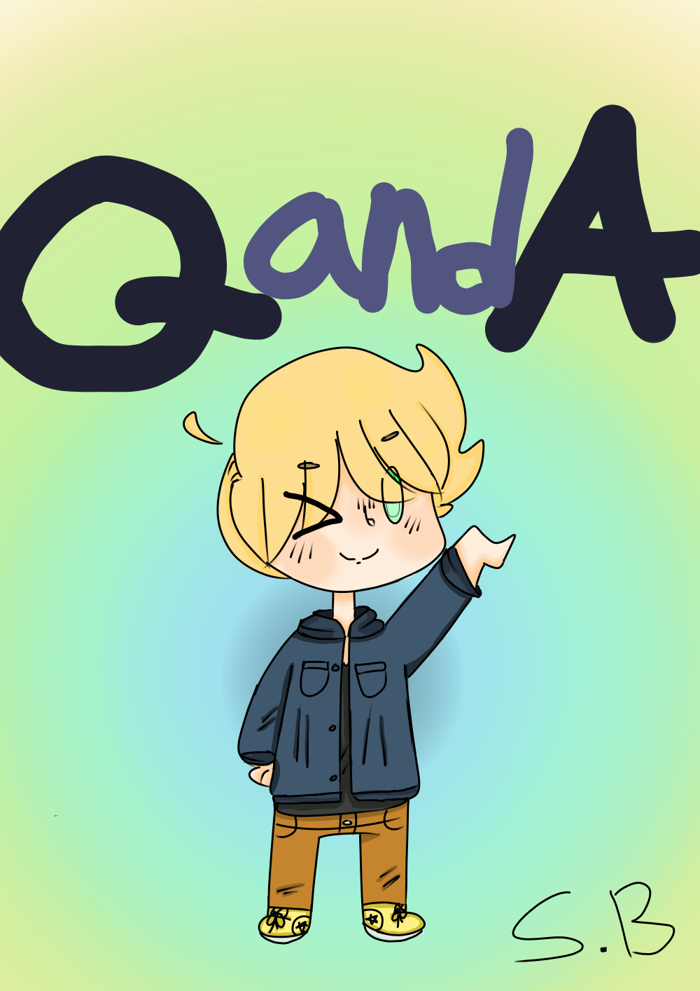 Q&A!(\(: v)/) ask me stuff(~☆ ☆)~ Slappy Boi - 插畫 ART street