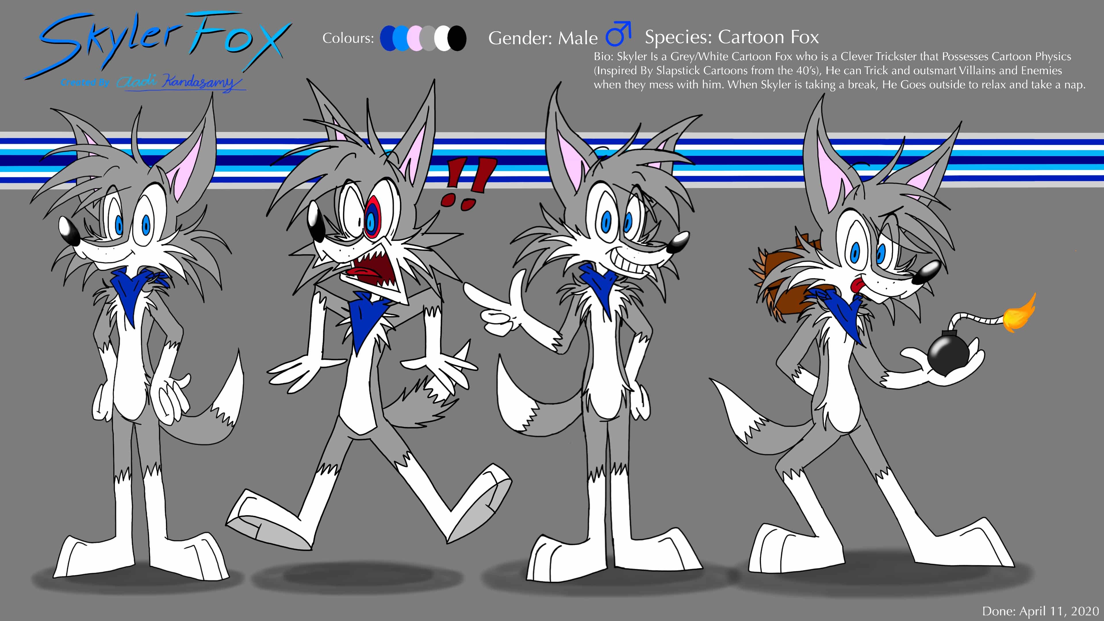 Skyler Fox Reference Sheet (3/11/2020) NightMoon Studios ...