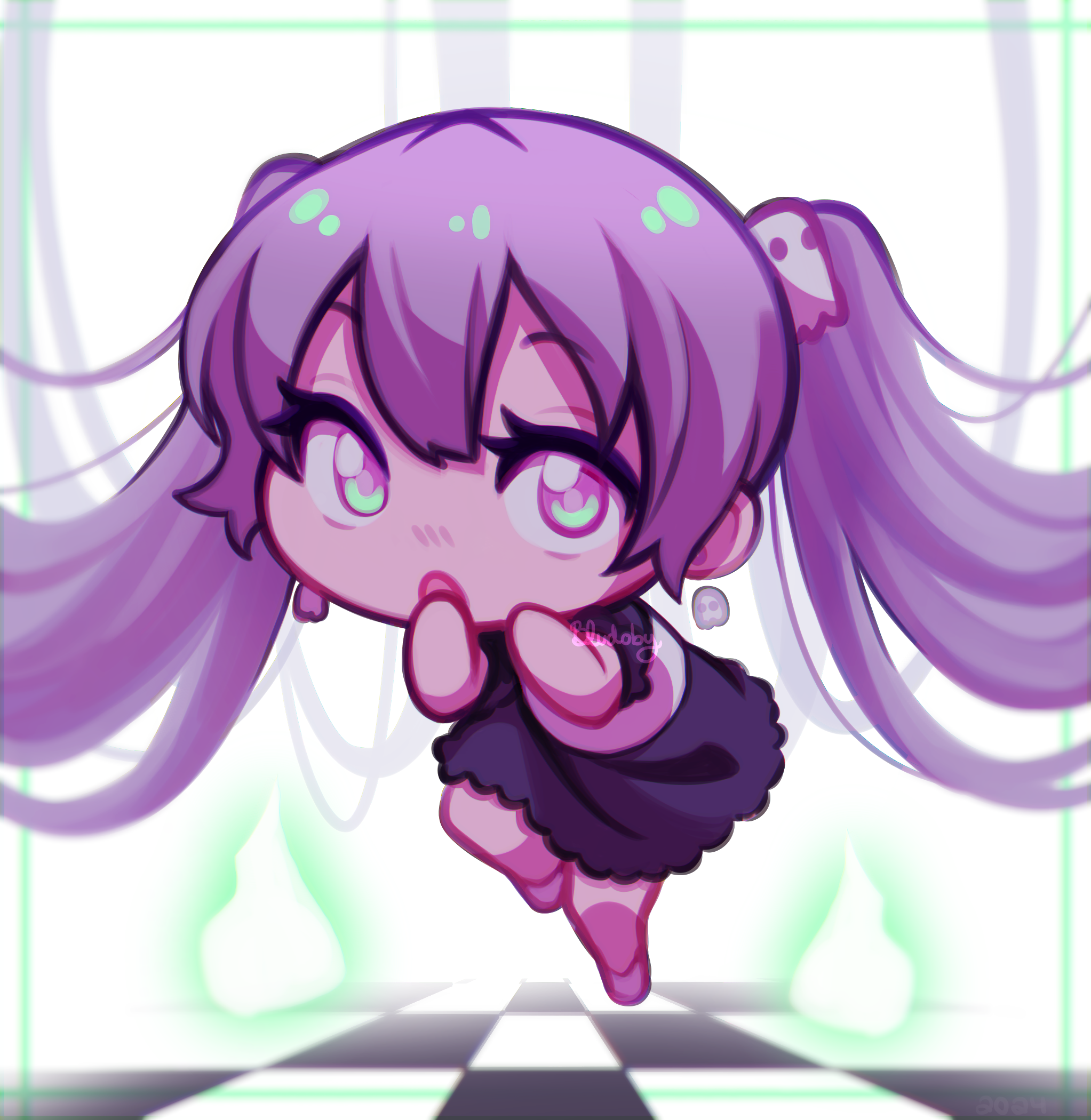 Chibi Ghost - Bludoby Bludoby - Illustrations ART street