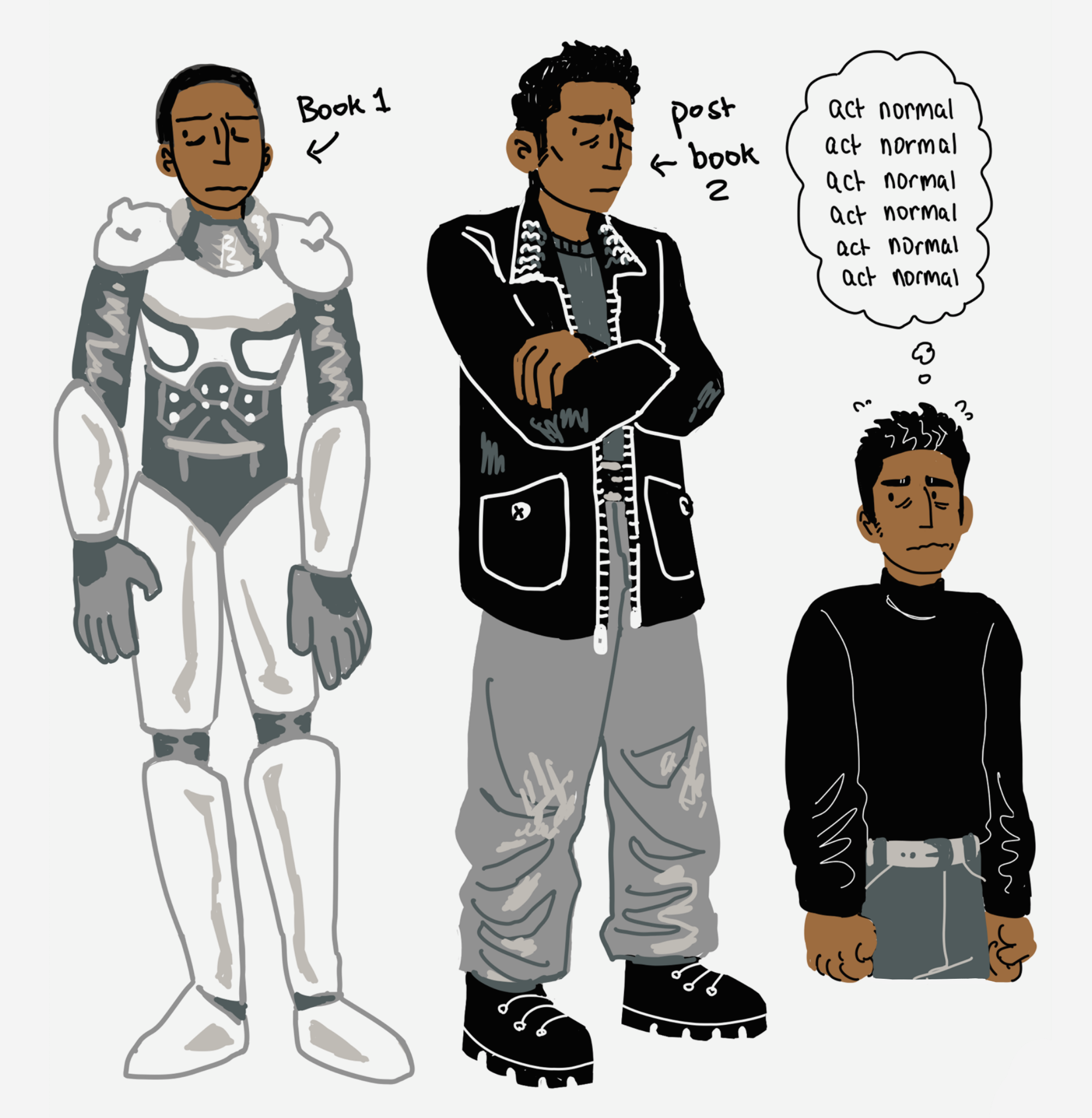 Murderbot CaputMortuum - Illustrations ART street