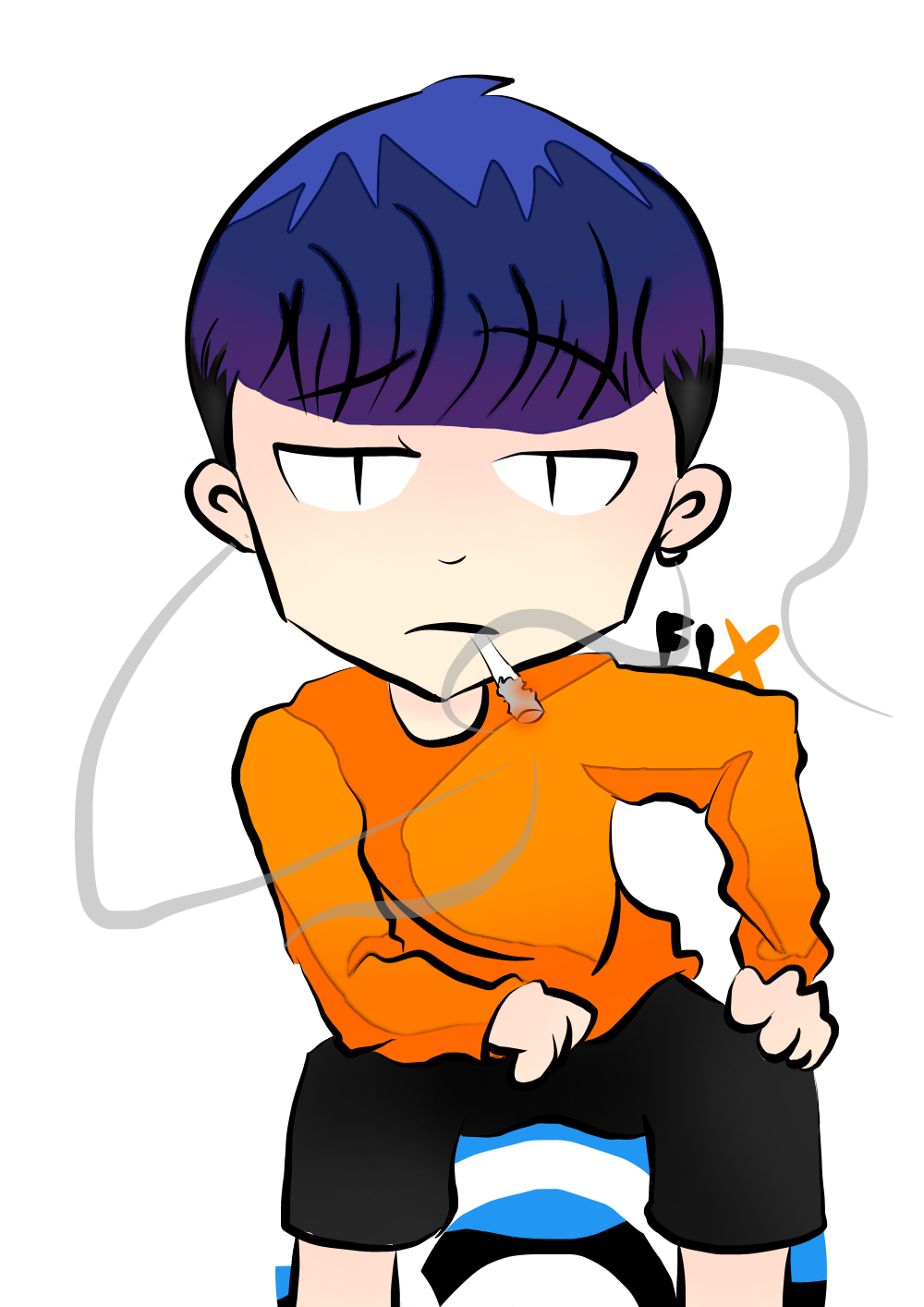 My OC Hanzeul (한즐) Blu.Nji - Illustrations ART street