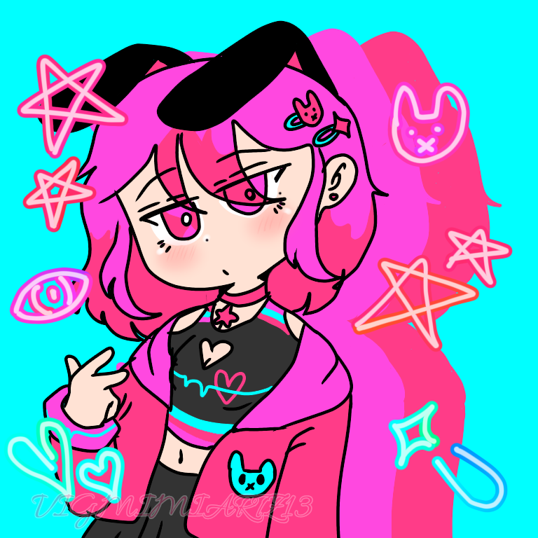 Punk outfit 𝚅𝚒𝙶𝚖𝚒𝙳𝚛𝚊𝚆𝚜(𝙻𝚢𝚗𝚒𝚡) - Illustrations ART street