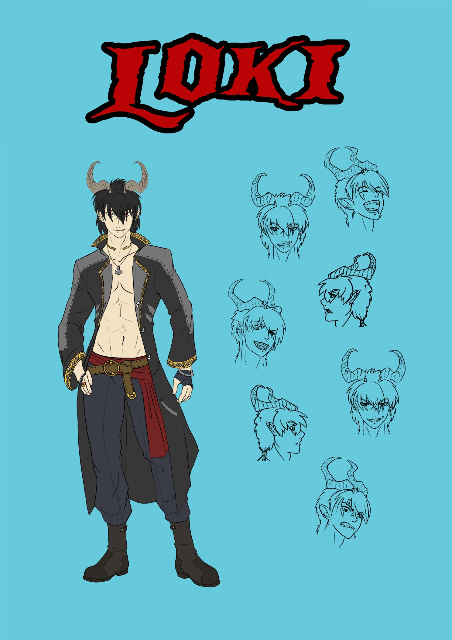 Loki Character Sheet Fenrier Arts - 插图 ART street