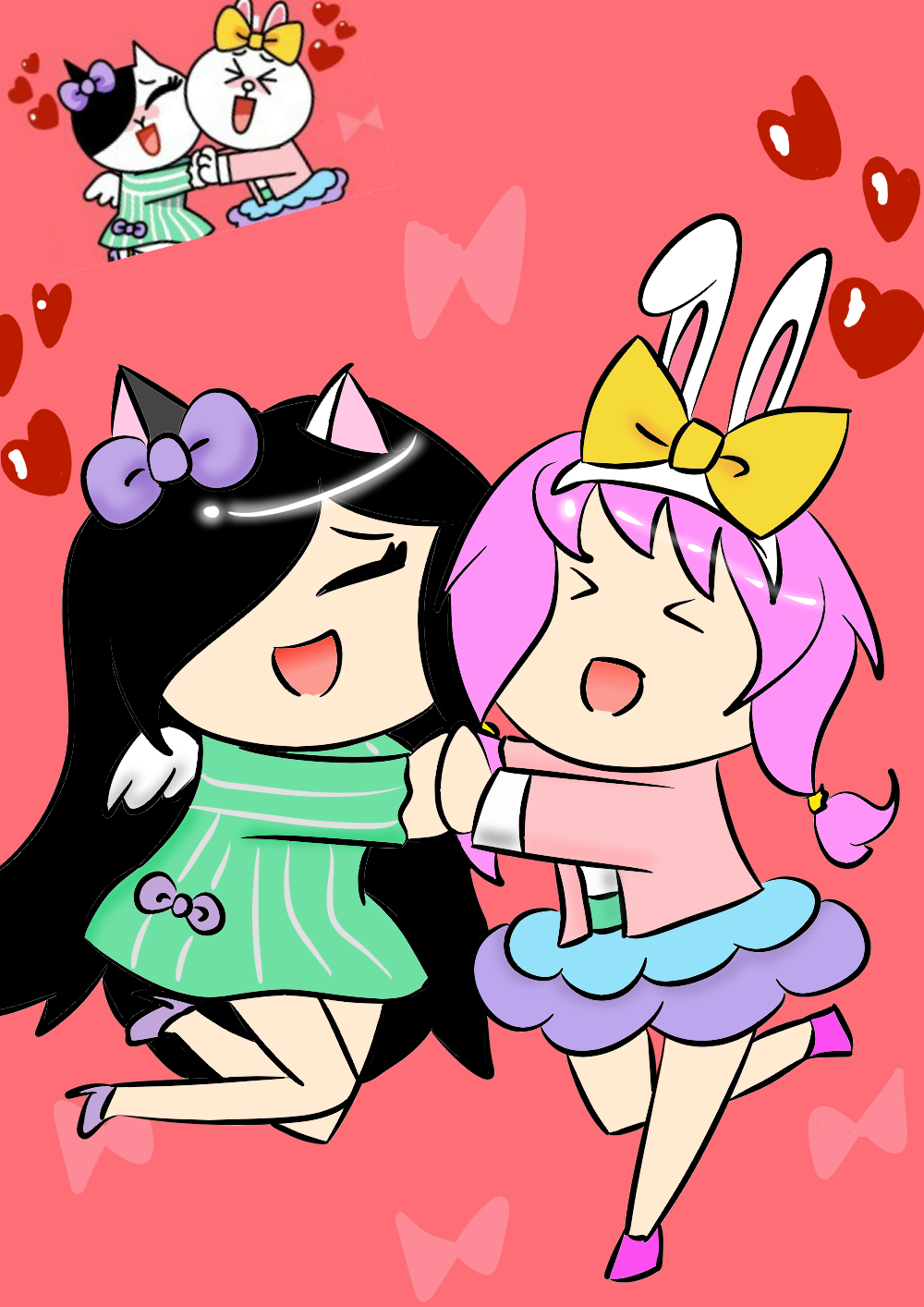 Cony&Jessica! M1n0r1 - Illustrations ART street