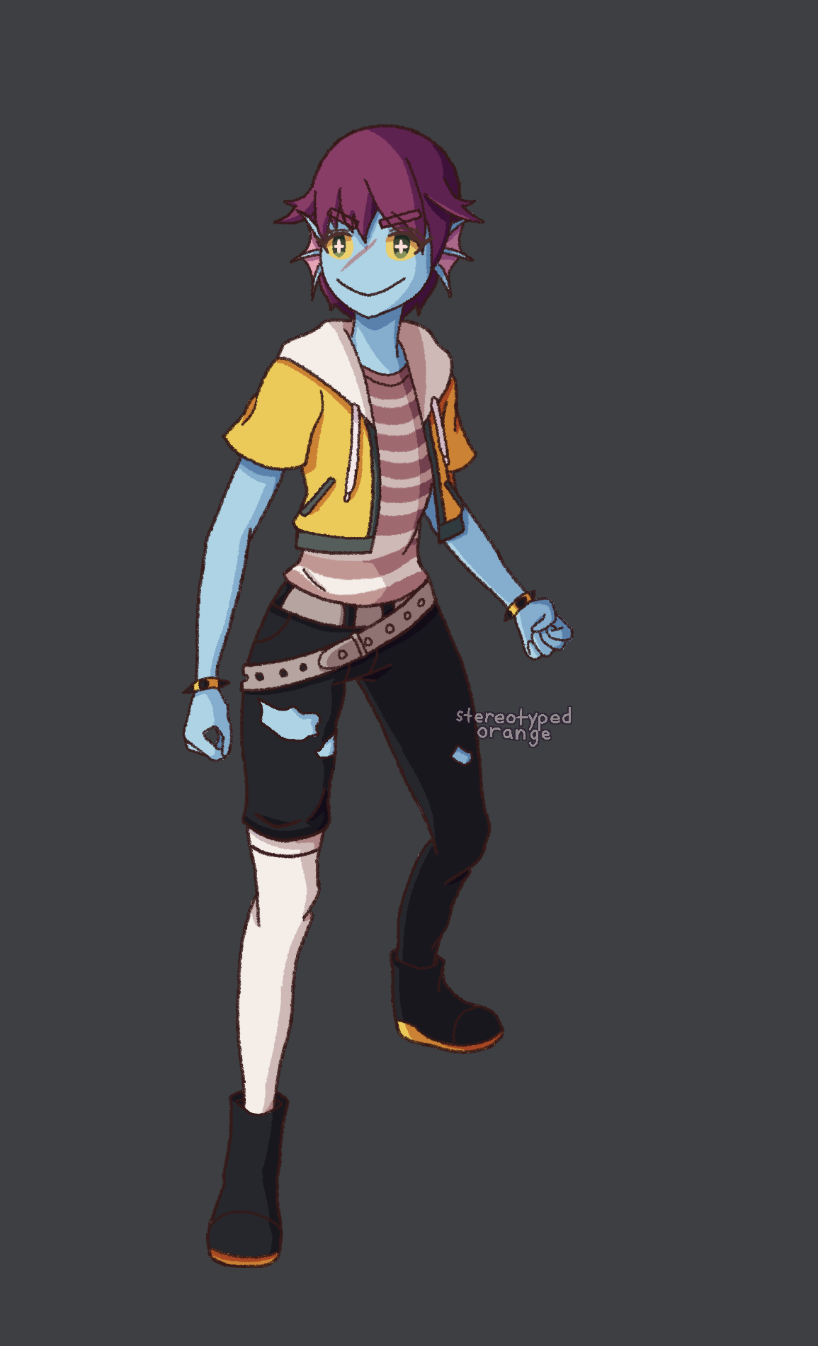 fish oc Stereotype-Orange - Illustrations ART street