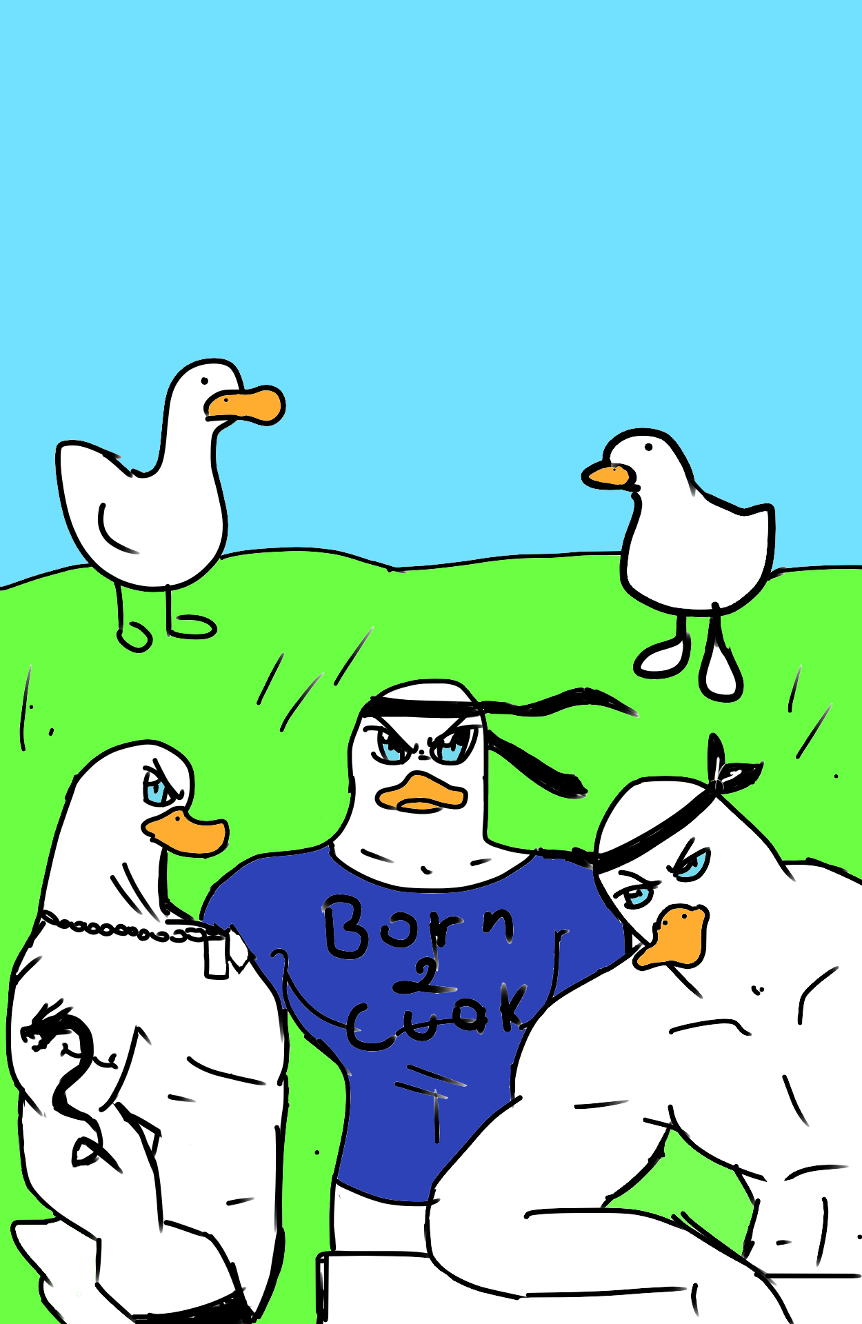 patos rudos BeelzeCrow - Illustrations ART street