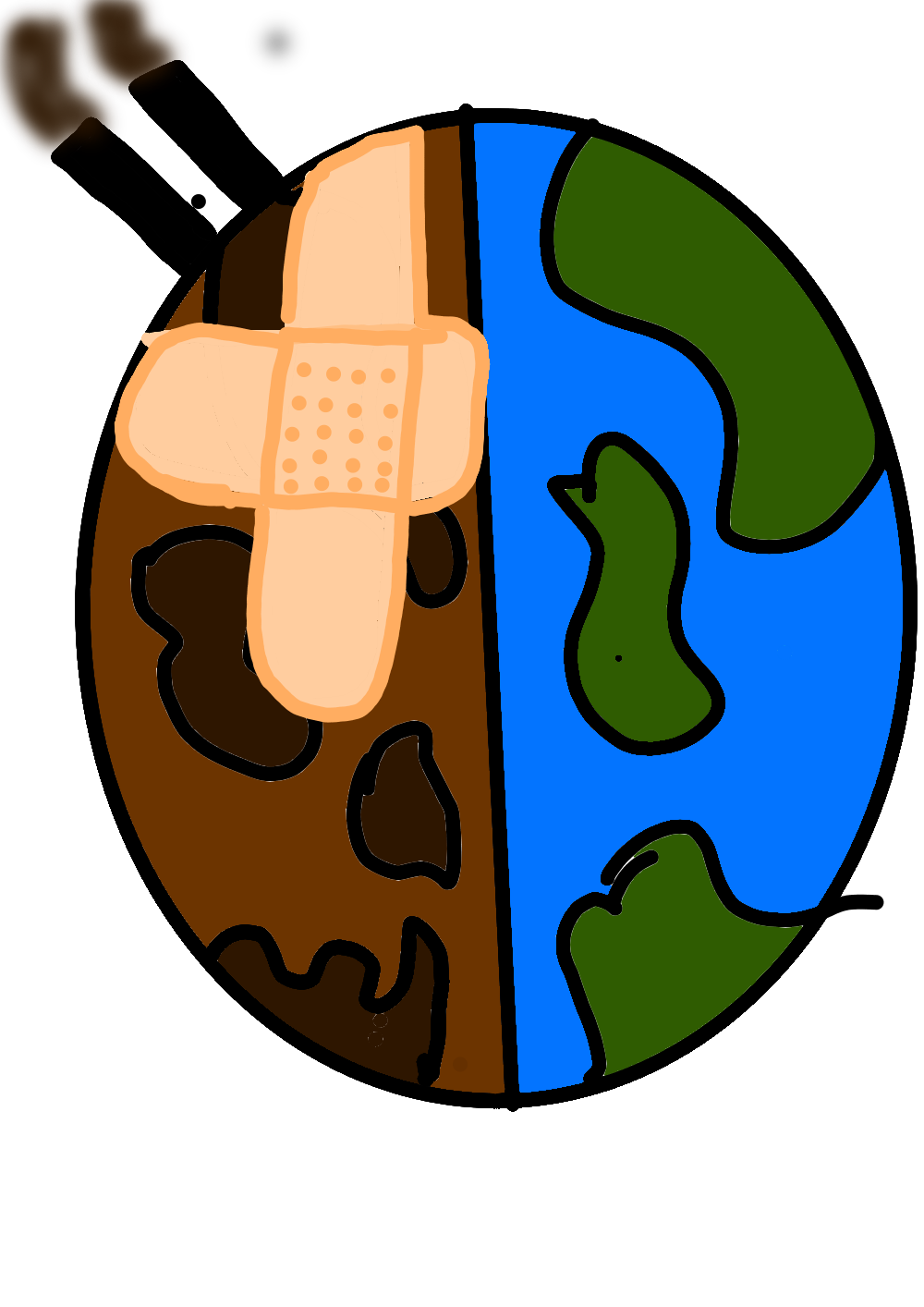 poor world VS normal world Sarah - Illustrations ART street