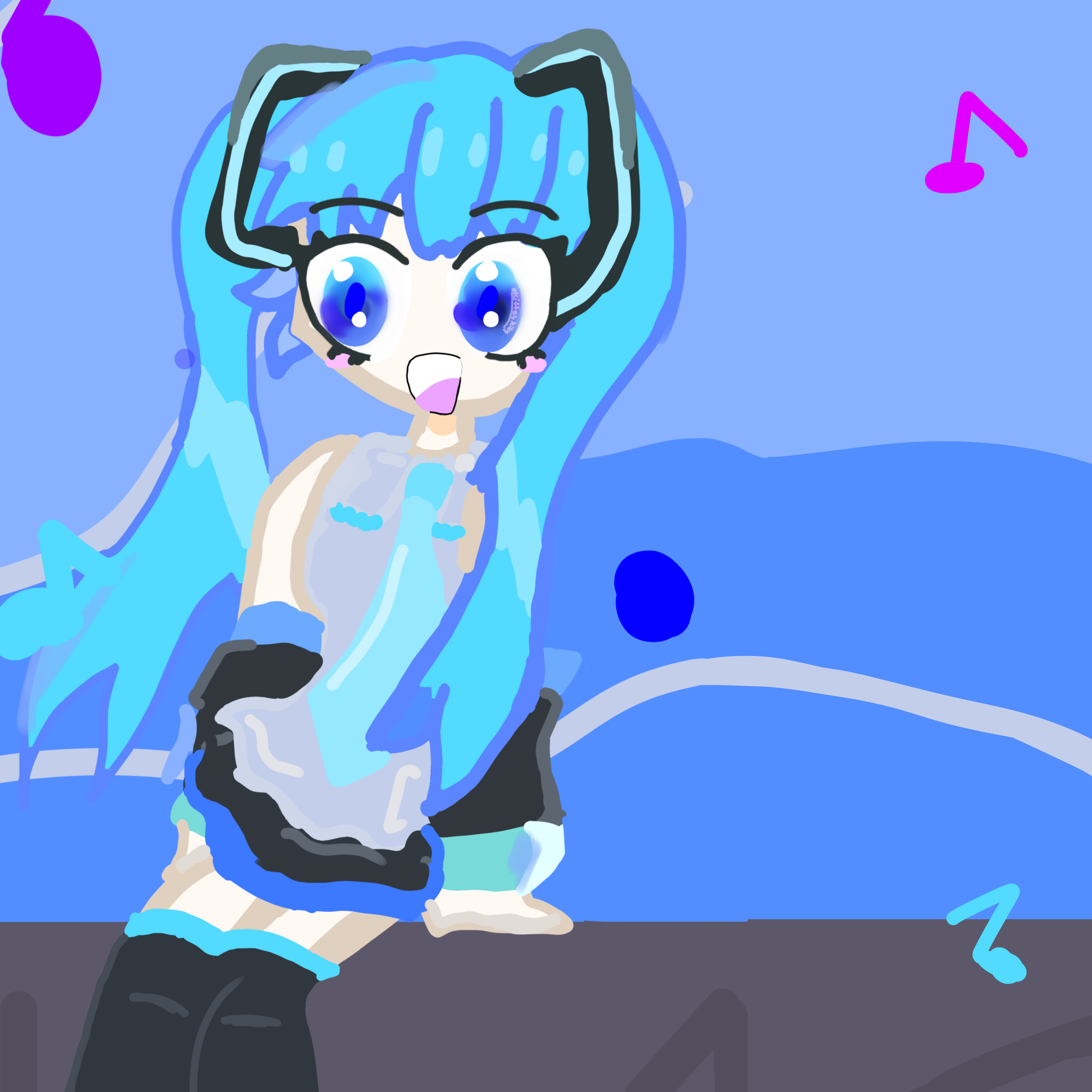 miku art kittzy_kirby - Illustrations ART street