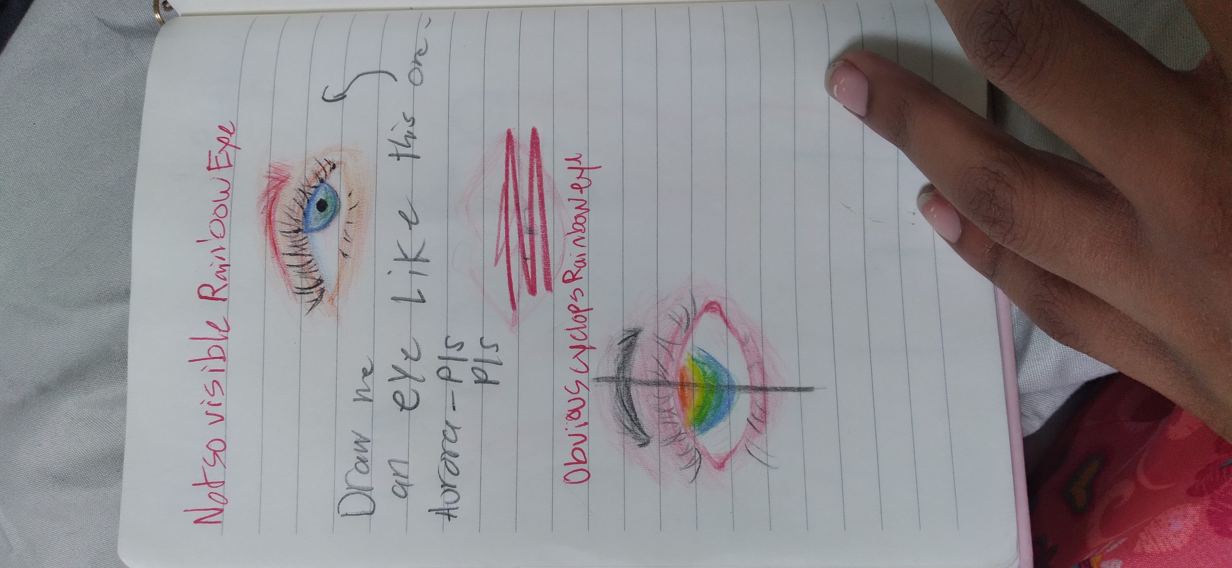 2 of my eye pages NotInUse - Illustrations ART street