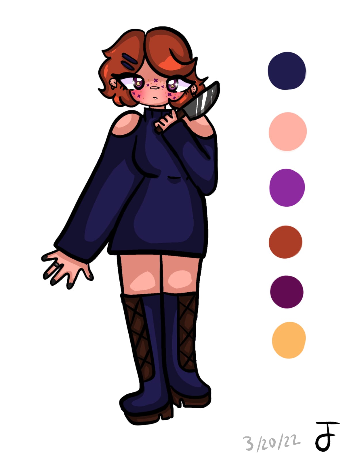 Trixie Morana (ref sheet) Jen Jen - Illustrations ART street