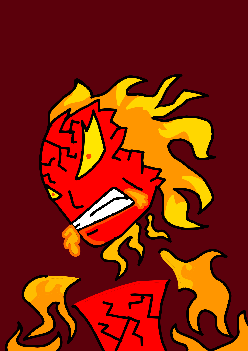 Anger flame Ejdaboy - Illustrations ART street