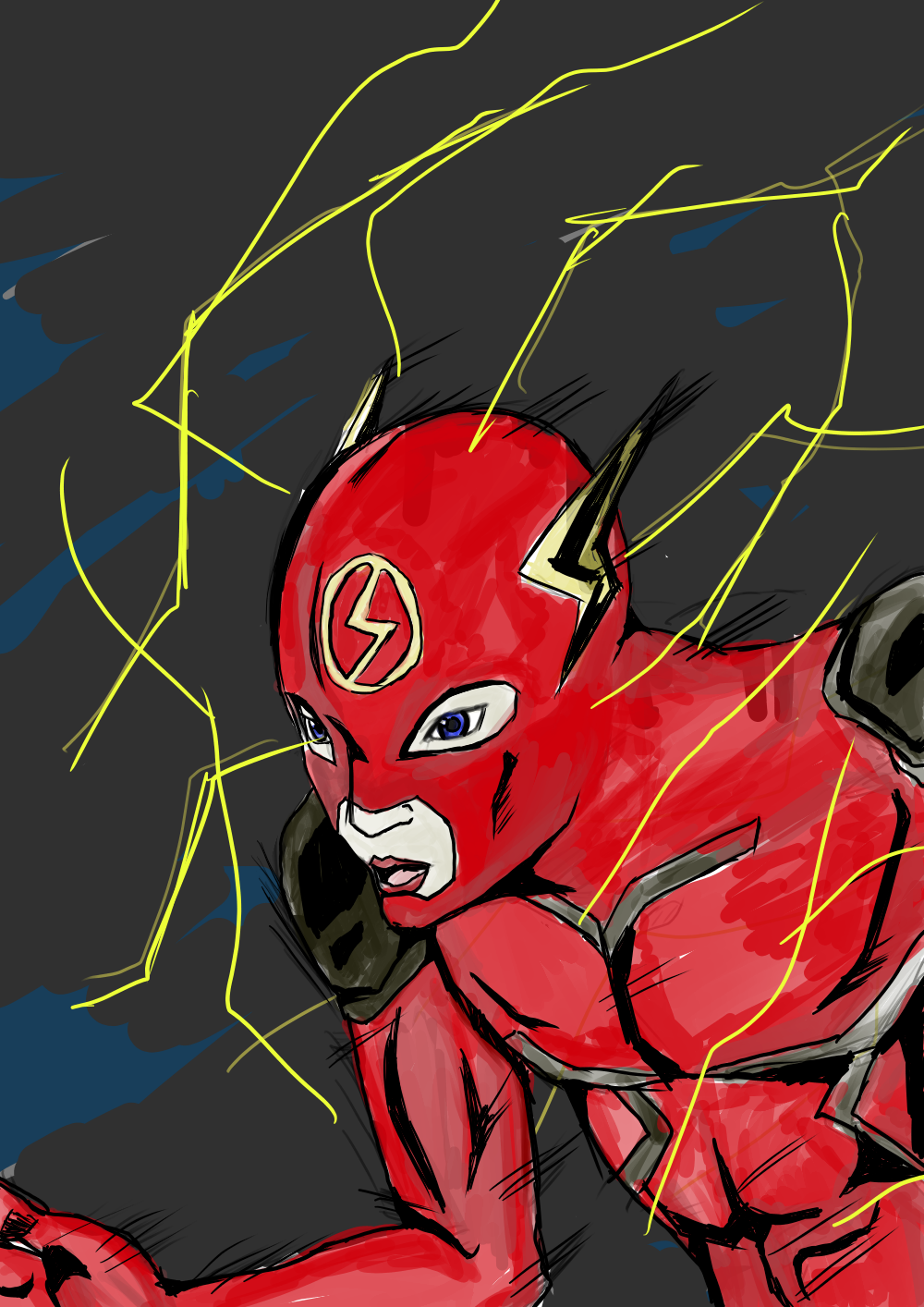 The Flash - draw by k.h Pencilro - Illustrations ART street