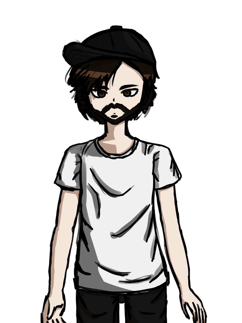danganronpa sprite of moistcr1tikal monotone - 插图 ART street