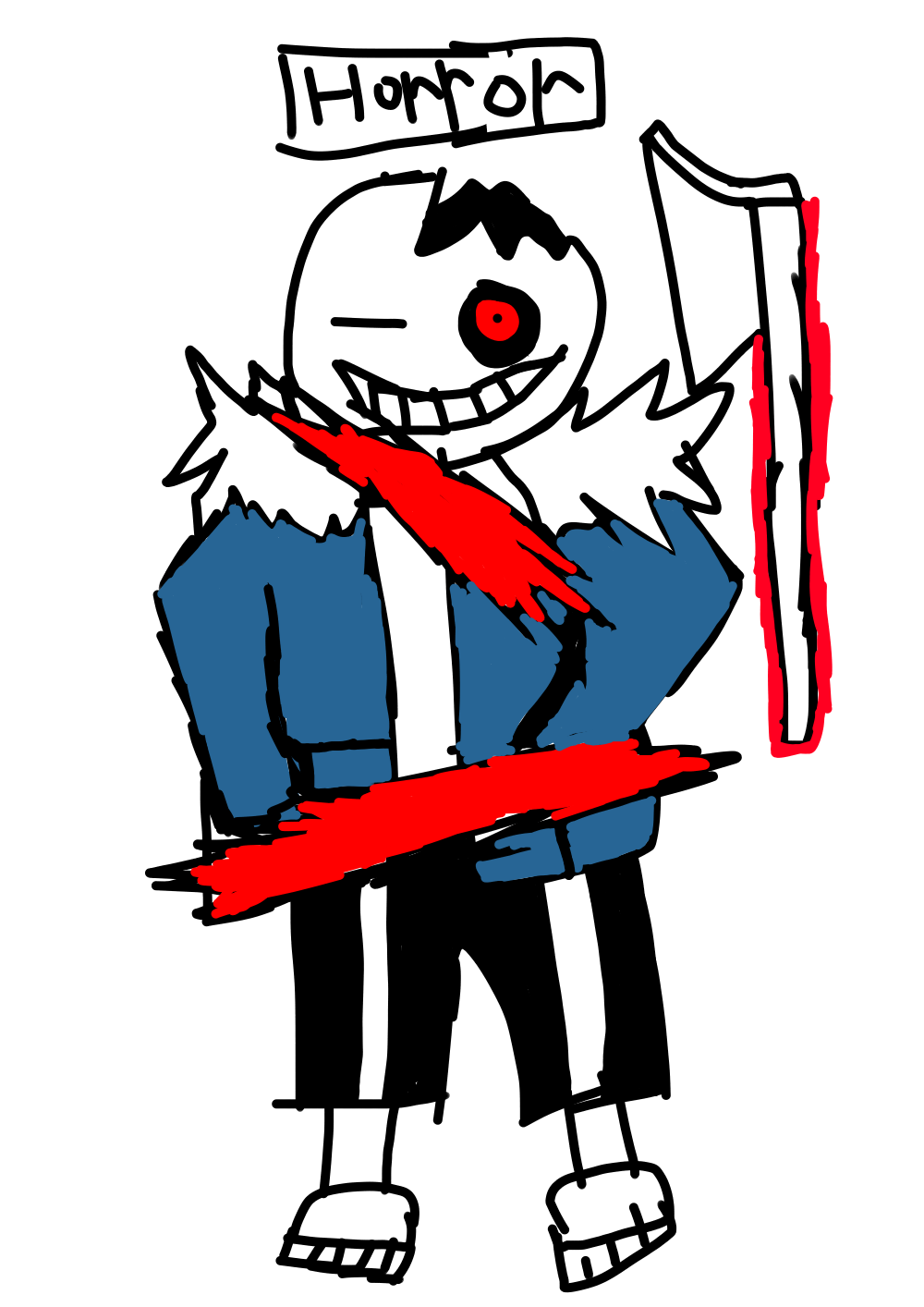 Horror sans Kuad2103 - Illustrations ART street