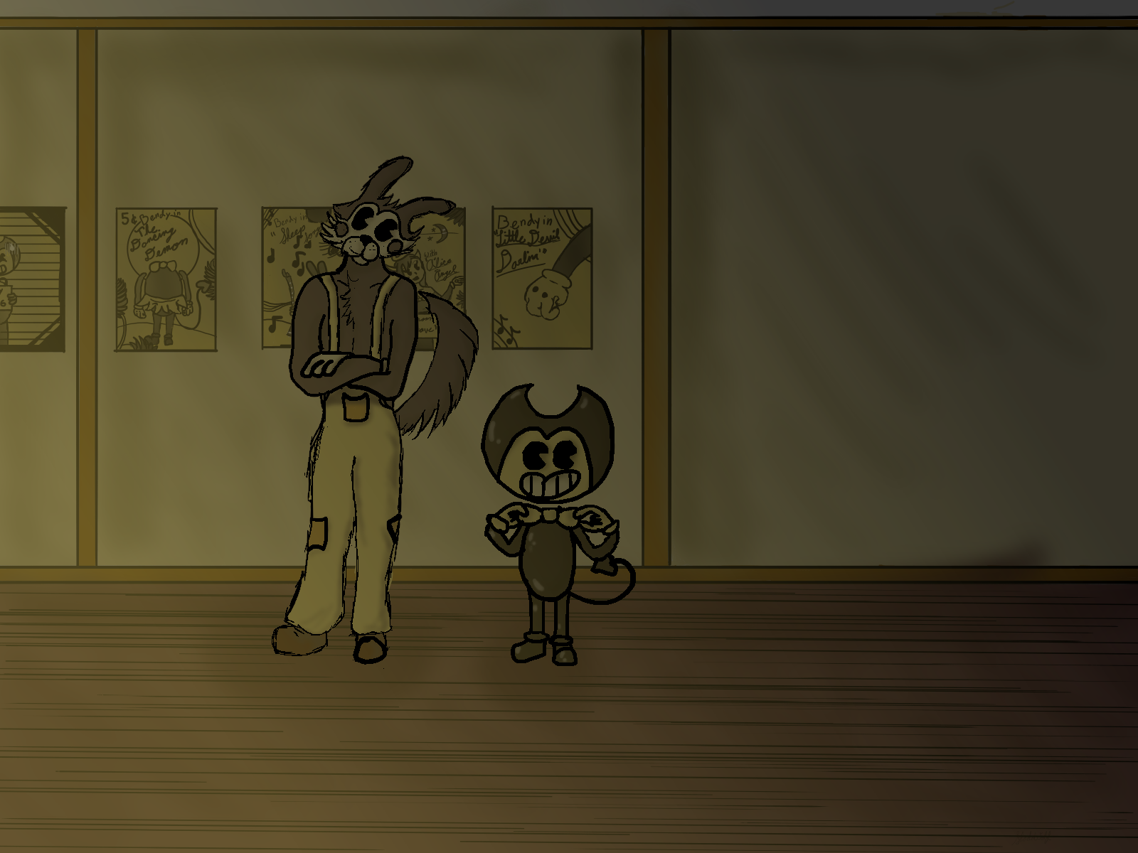 Bendy and Boris ShadoWolf - Illustrations ART street