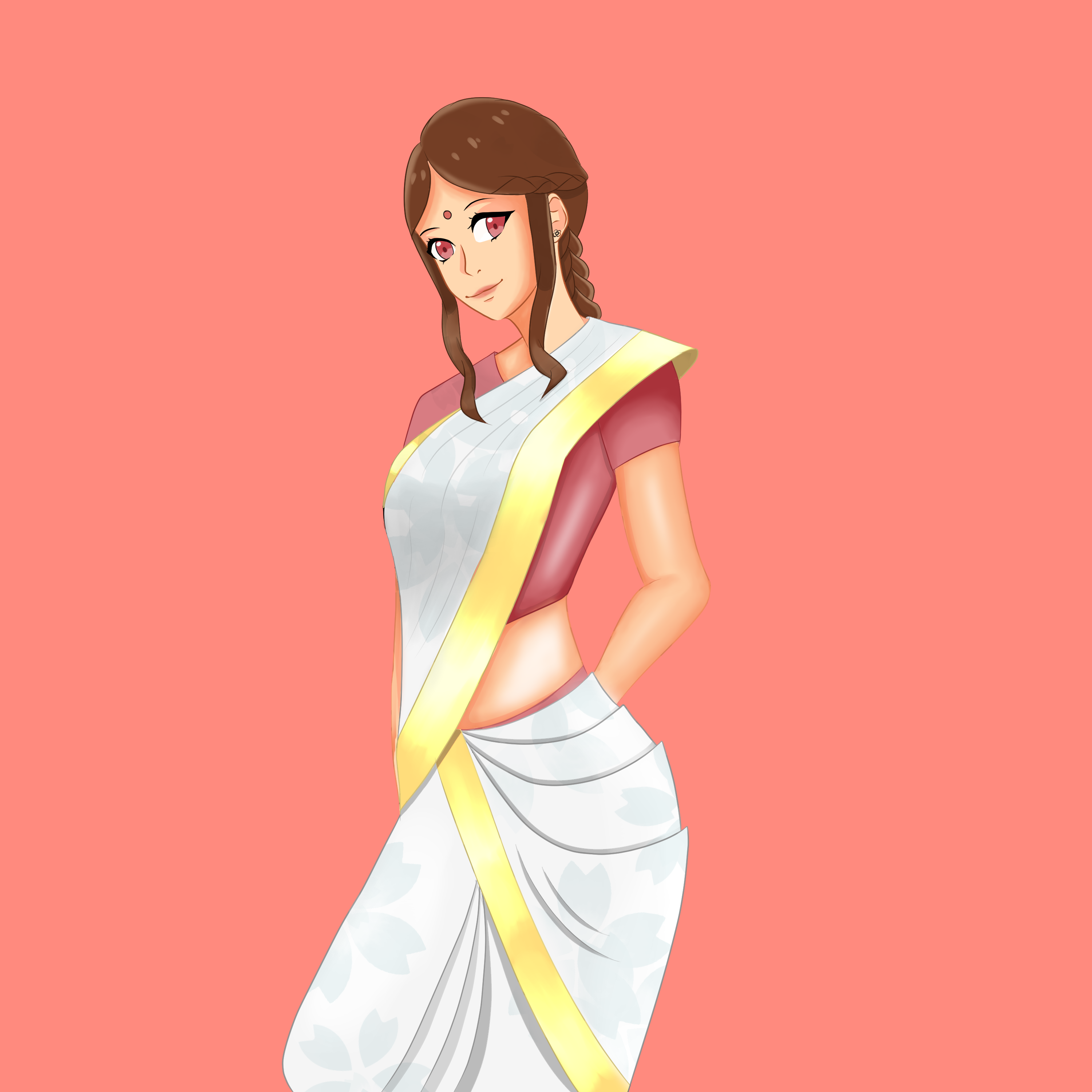 Indian Girl Hritik.Draws - 插图 ART street