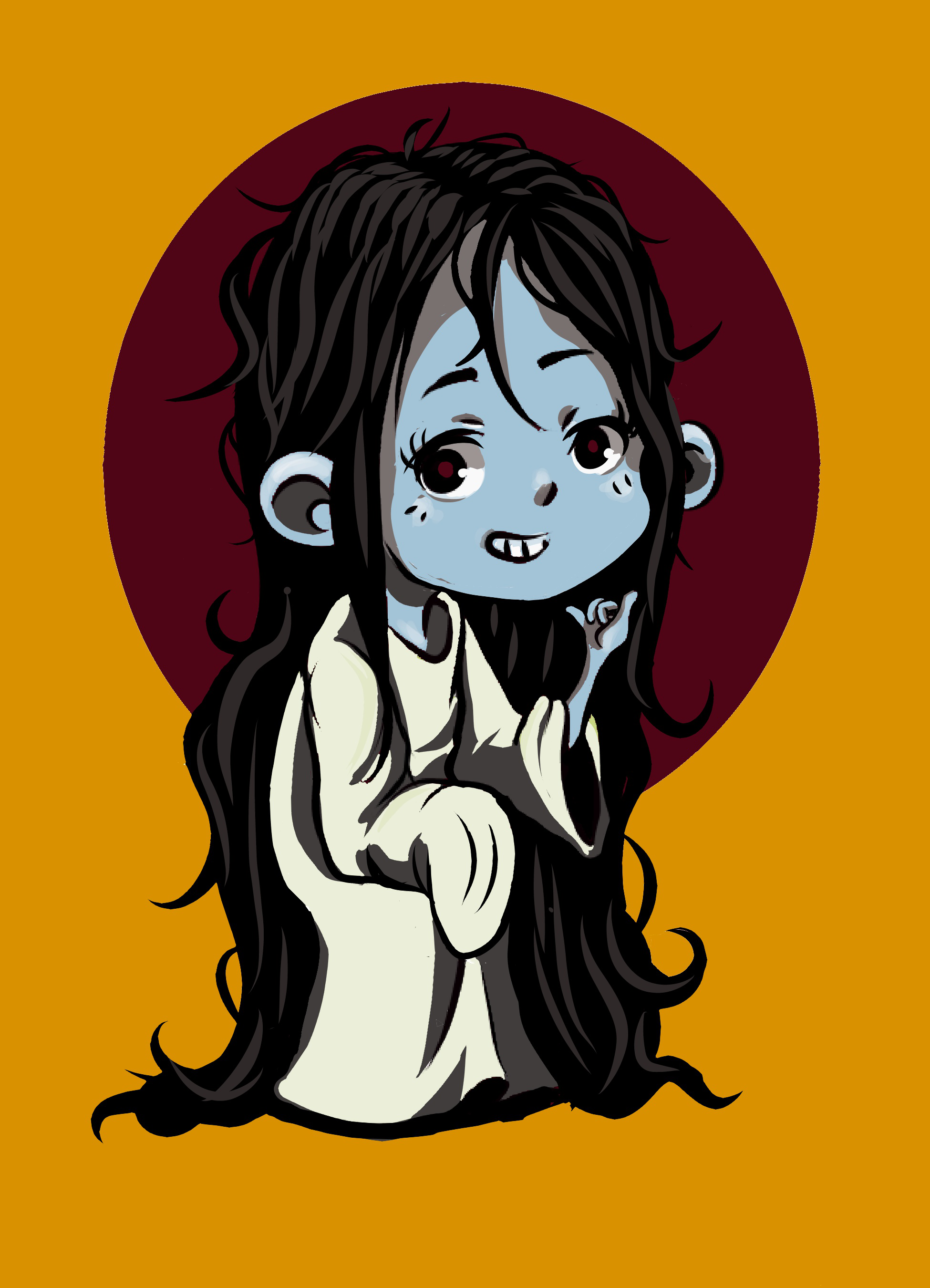 chibi sadako Hermitaño - Illustrations ART street