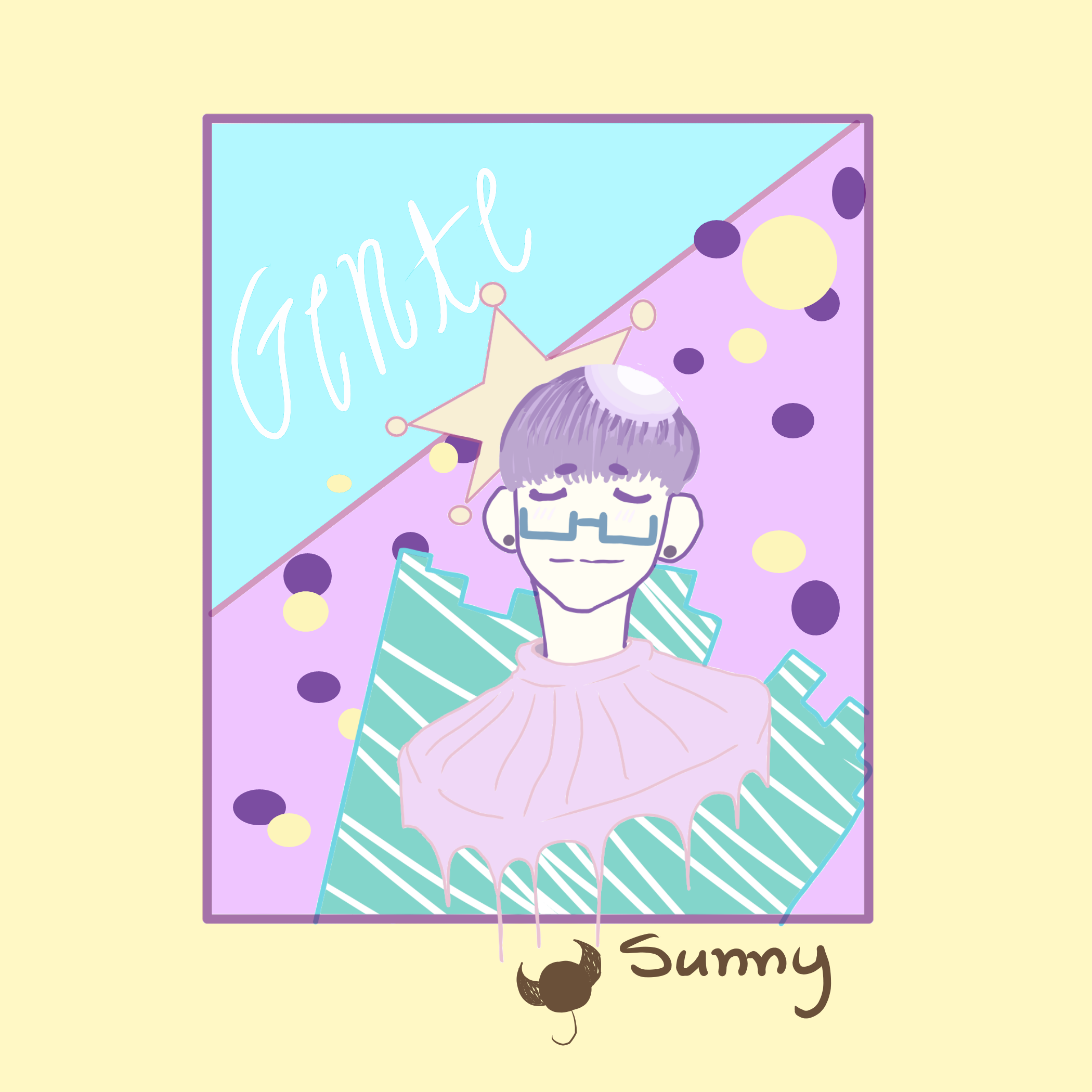 gently pastel Sunny.monster - Illustrations ART street