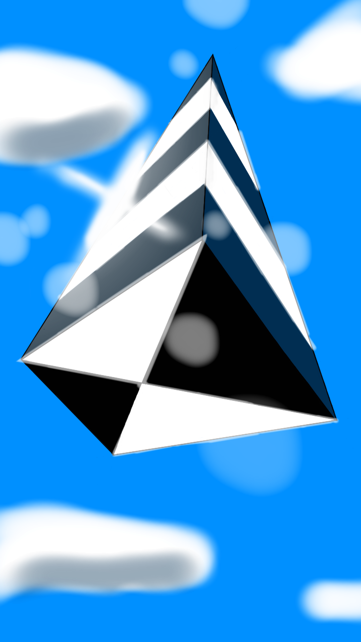 [Original] Flying Striped Pyramid Zenkaro - Illustrations ART street