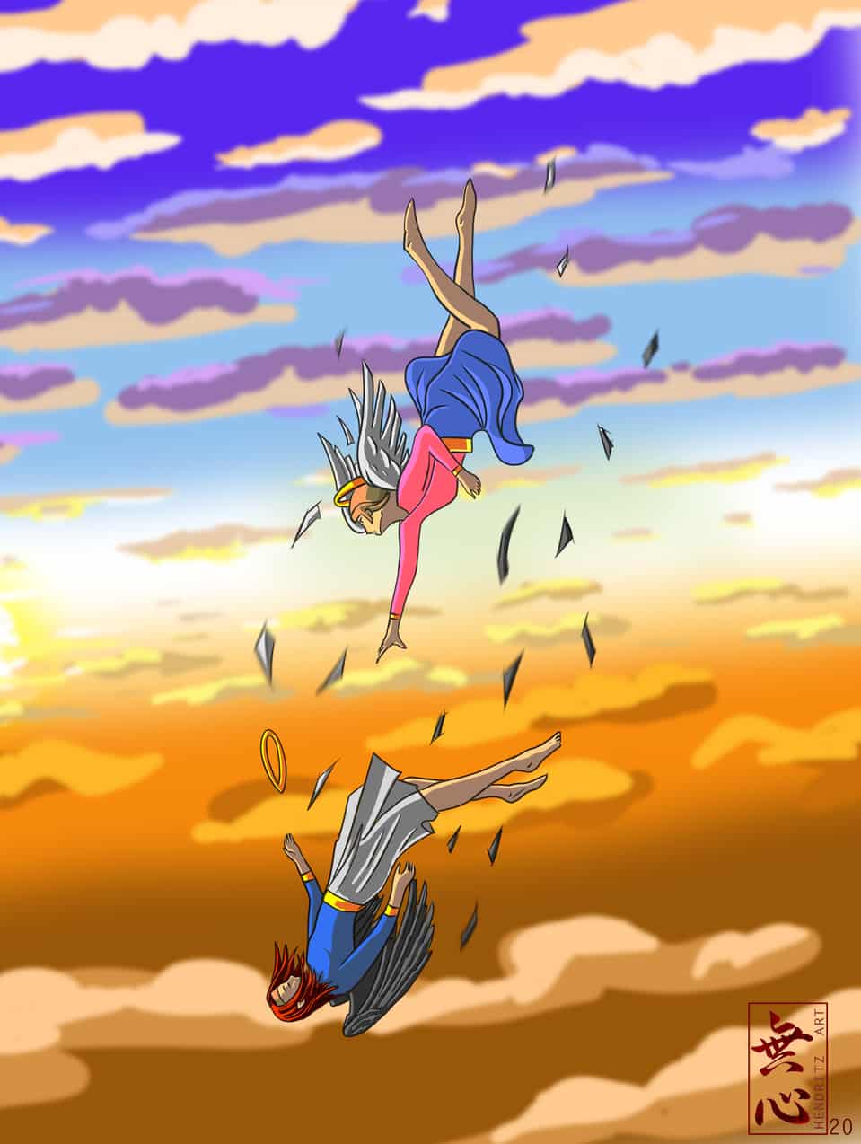 Falling Chingkuya - Illustrations ART street