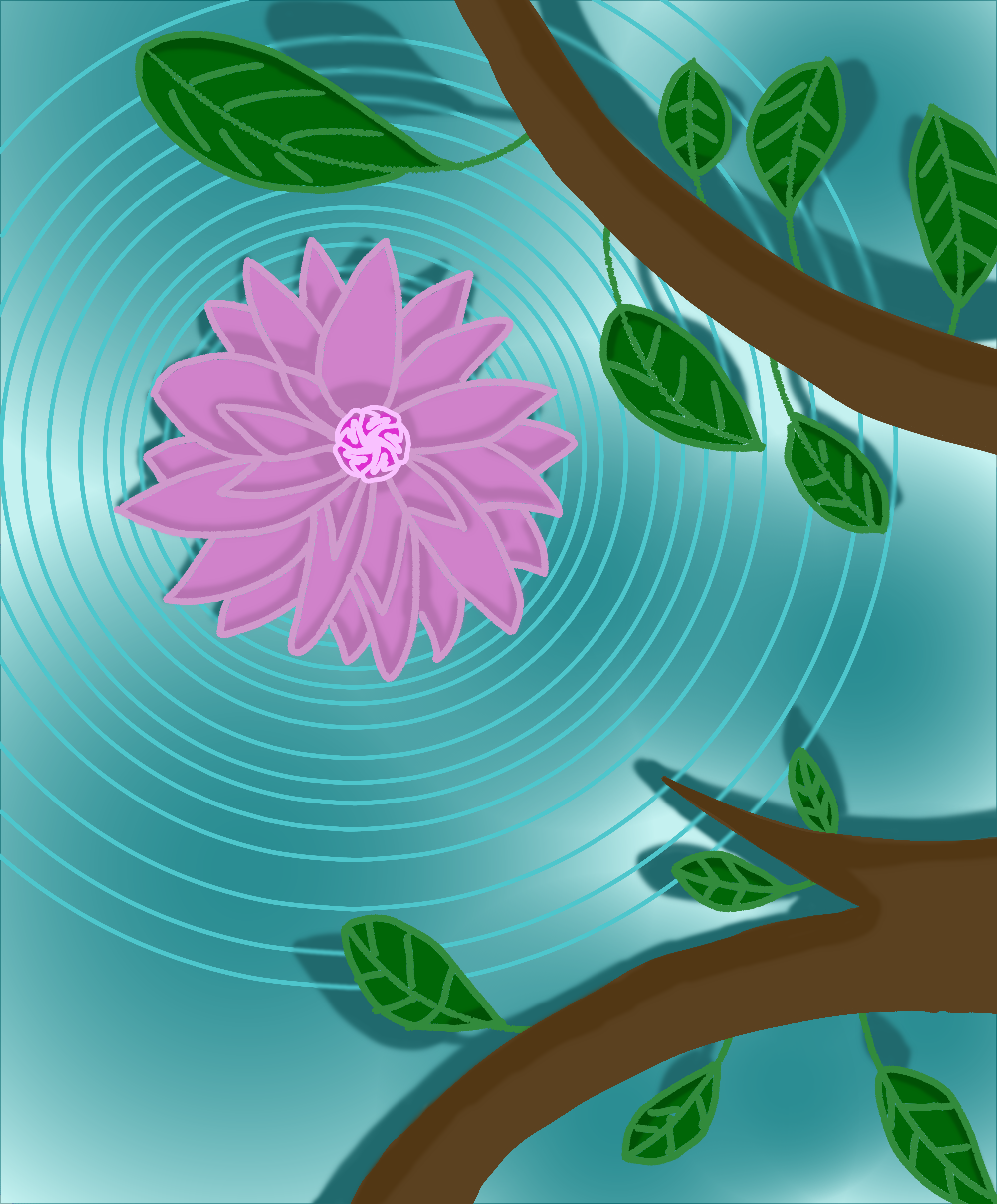 Flower of Calm Ghostwolfbloodfang - Illustrations ART street