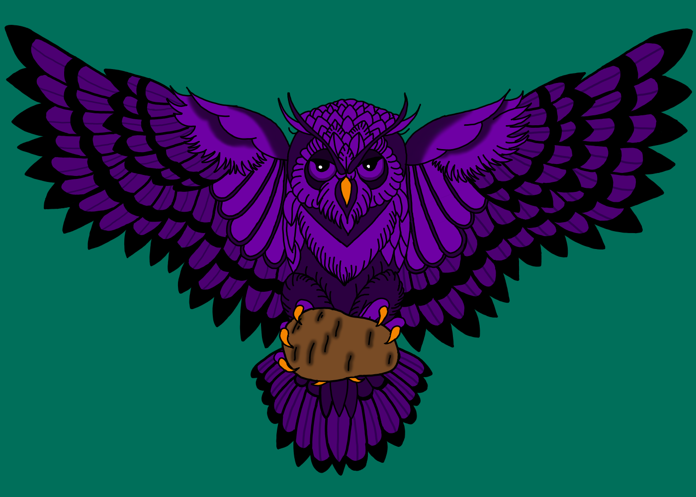 owl with potato Majesticwolf - Illustrations ART street