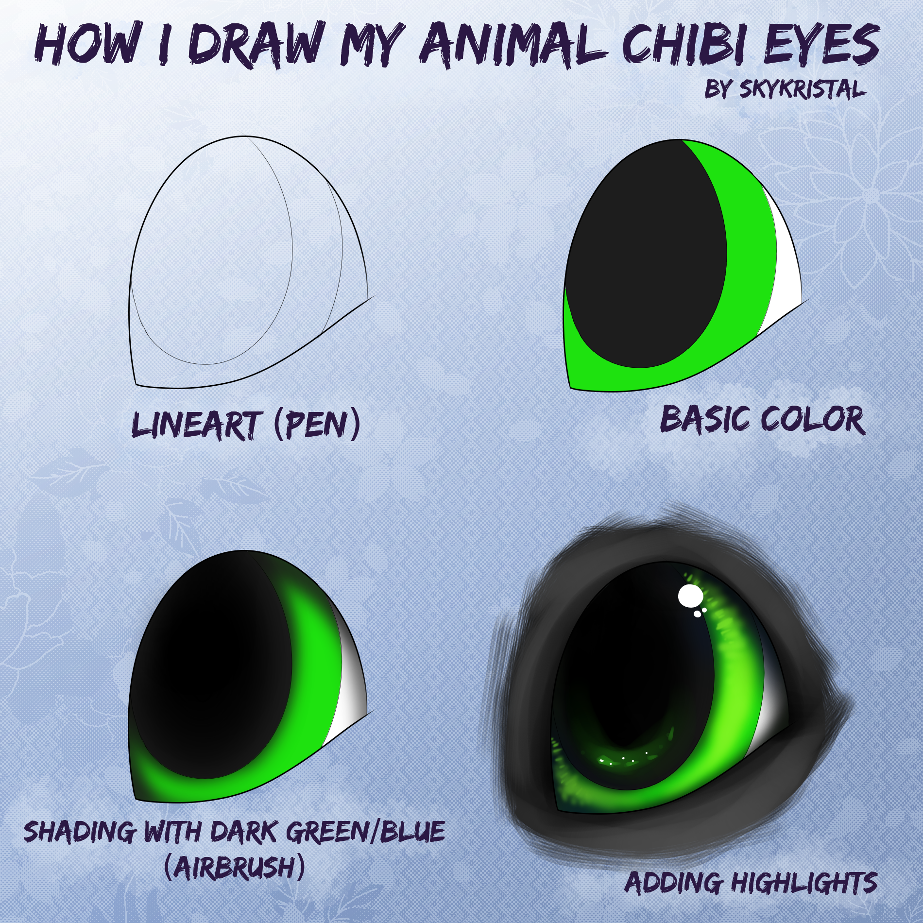 smol eye tutorial ;v; Skykristal - Illustrations ART street