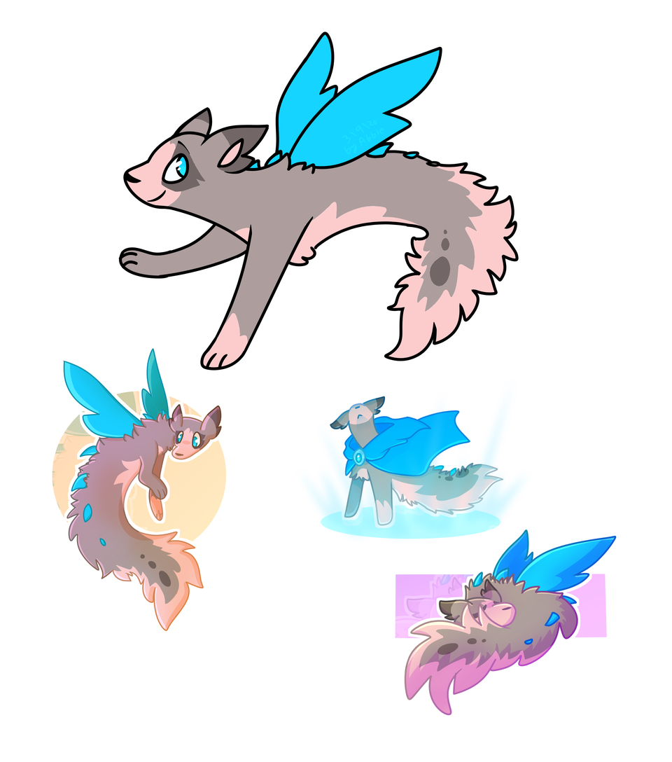 Blue/Azure/Rea Abbie - Illustrations ART street