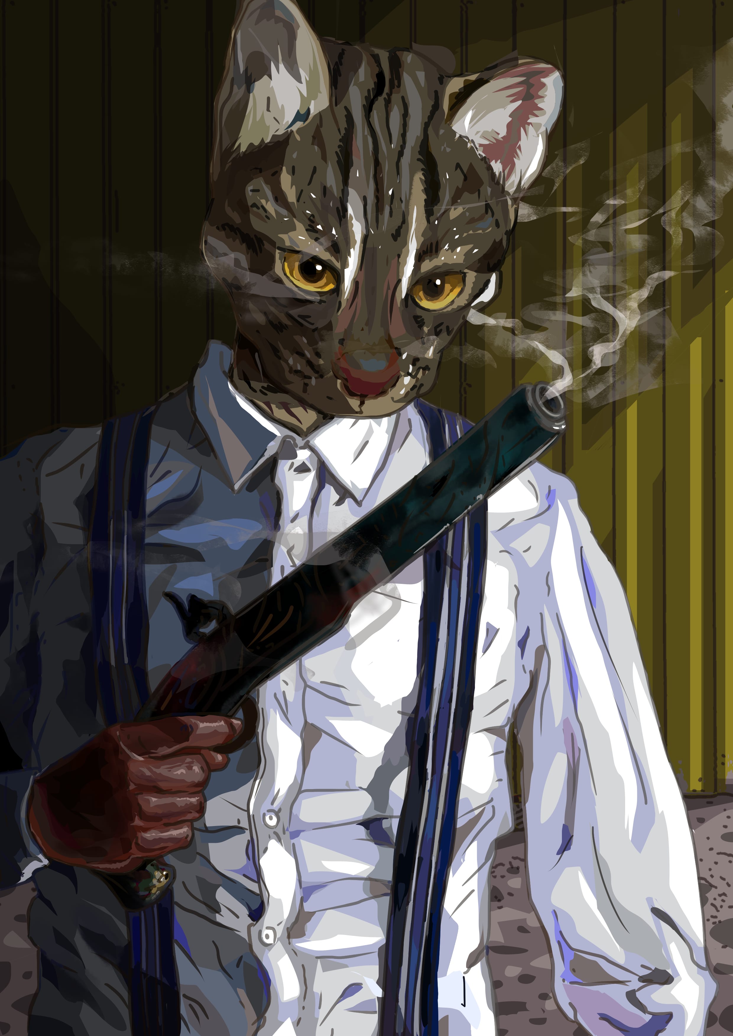 殺手石虎 Leopard Cat Hitman 0726 - Illustrations ART street