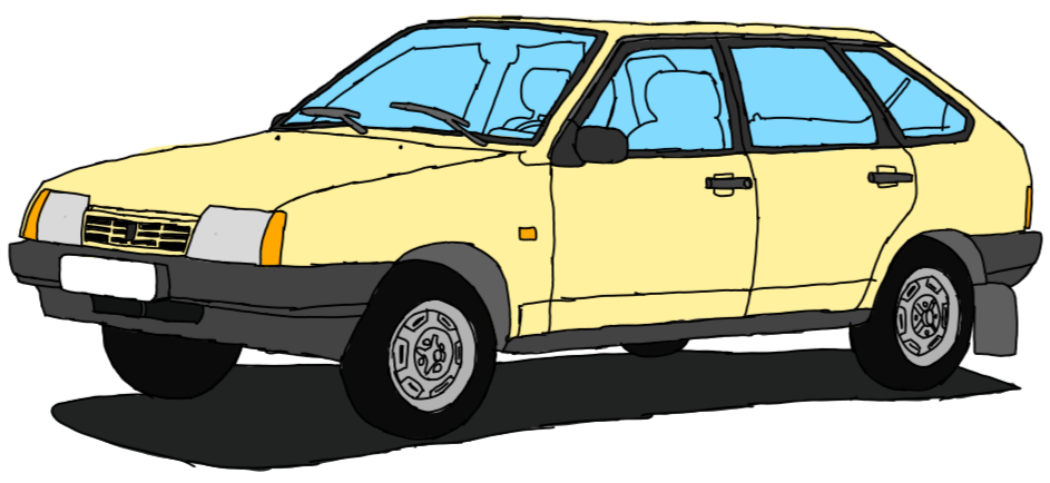 Lada VAZ-21093 Lada Samara Sputnik 1991 Car&Animelover - Illustrations ...