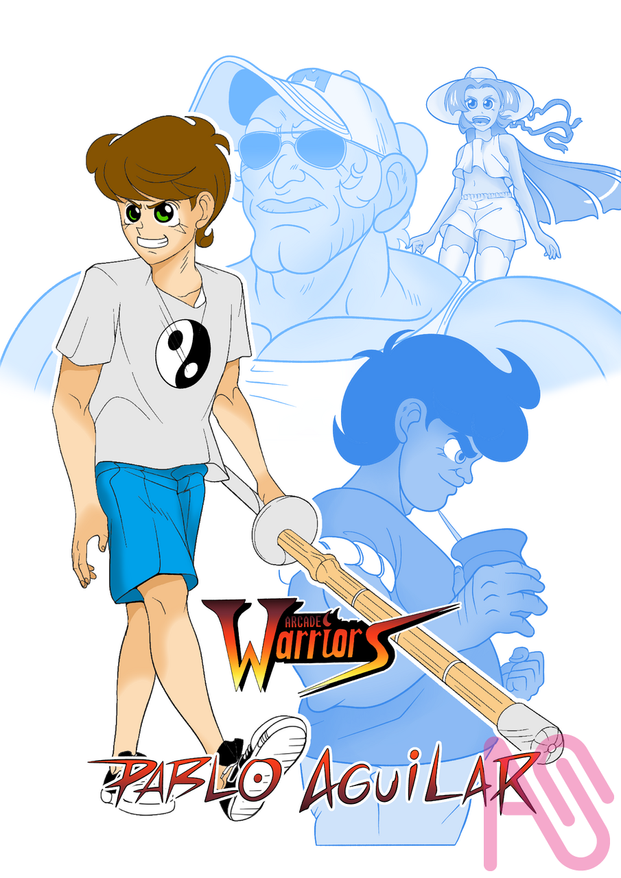 ALTERNATIVE COVER ARCADE WARRRIORS PABLO AGUILAR - Illustrations ART street