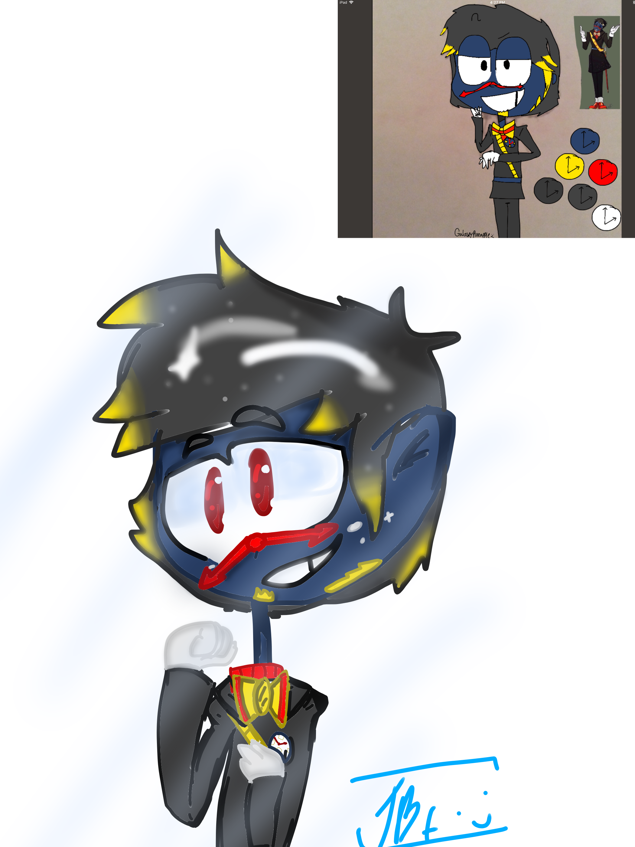 Tony is fam. ReAd DeSc PlZ The blue fart 🦄 - Illustrations ART street