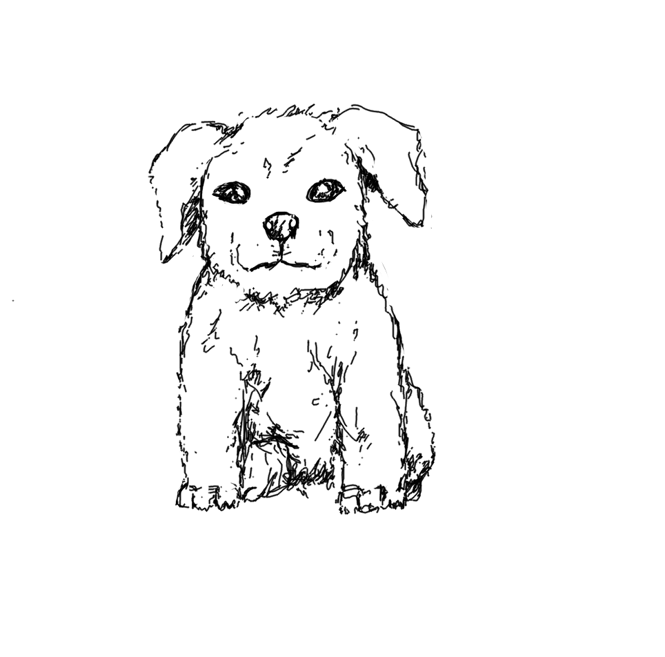 Sketching dog Weak - Illustrations ART street