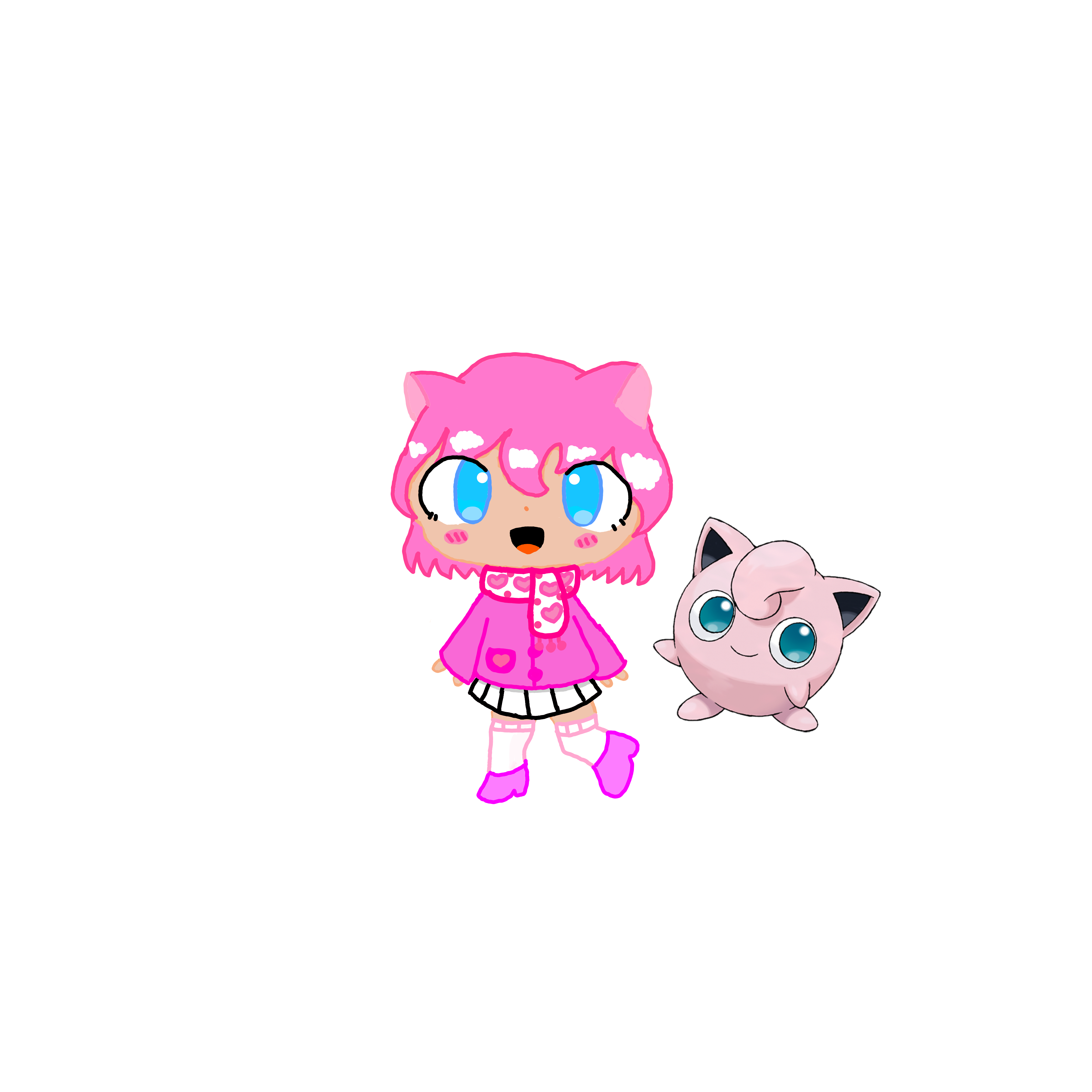 Jigglypuff as human mango.arts0w0 - Illustrations ART street