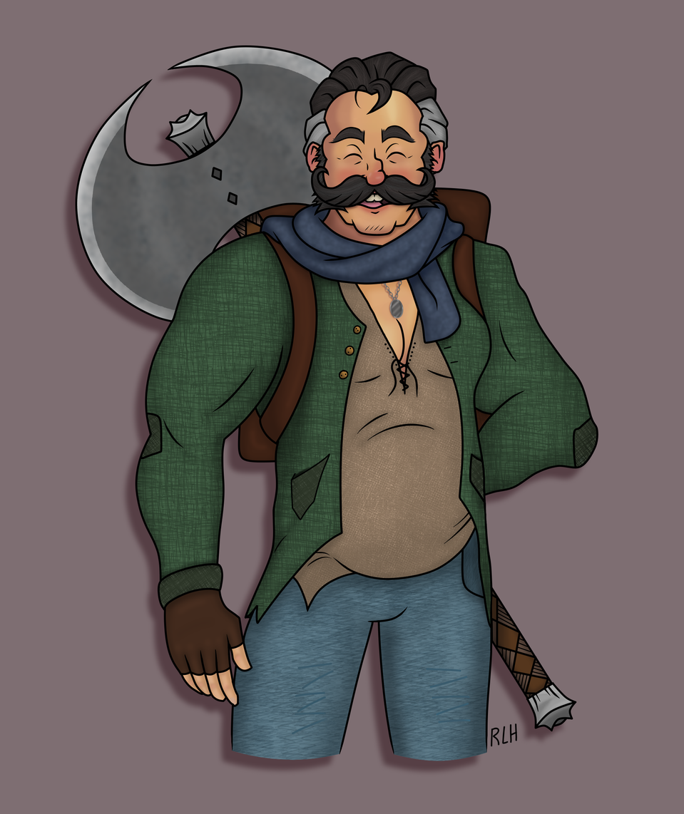 Hank the Variant Human Fighter Renoodlenoot - Illustrations ART street