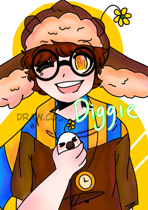 Human Diggie/Digger (MLBB) drawco_ - 插畫 ART street