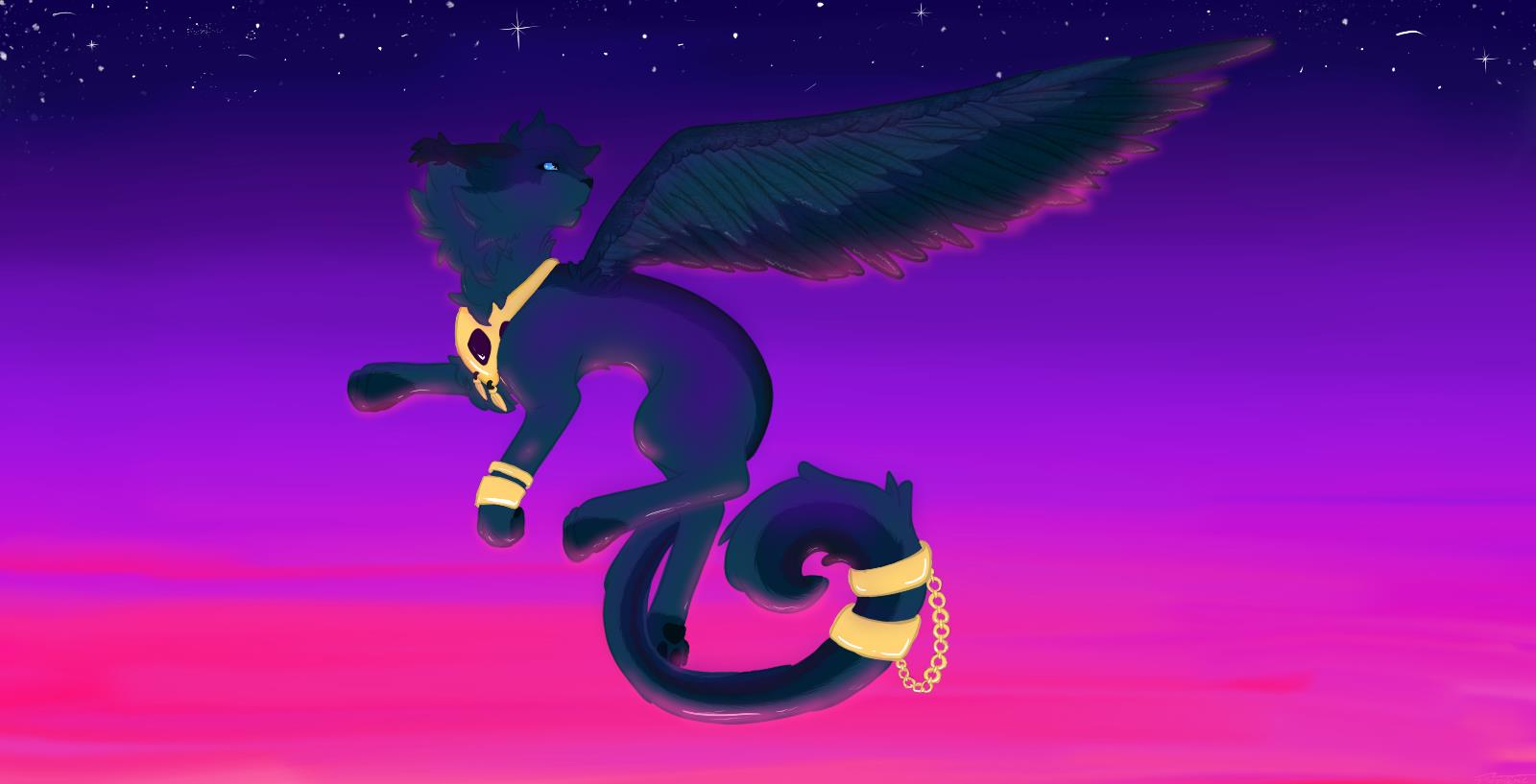 Sapphire - Payment for Midnight Moonfire - Illustrations ART street