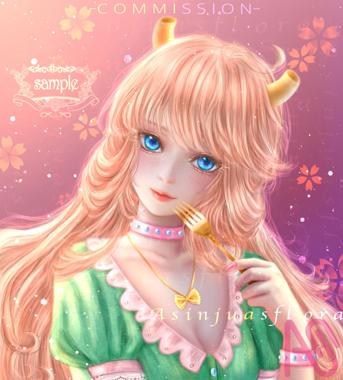 OC/ Vtuber commission art Asinjuasflora - Illustrations ART street