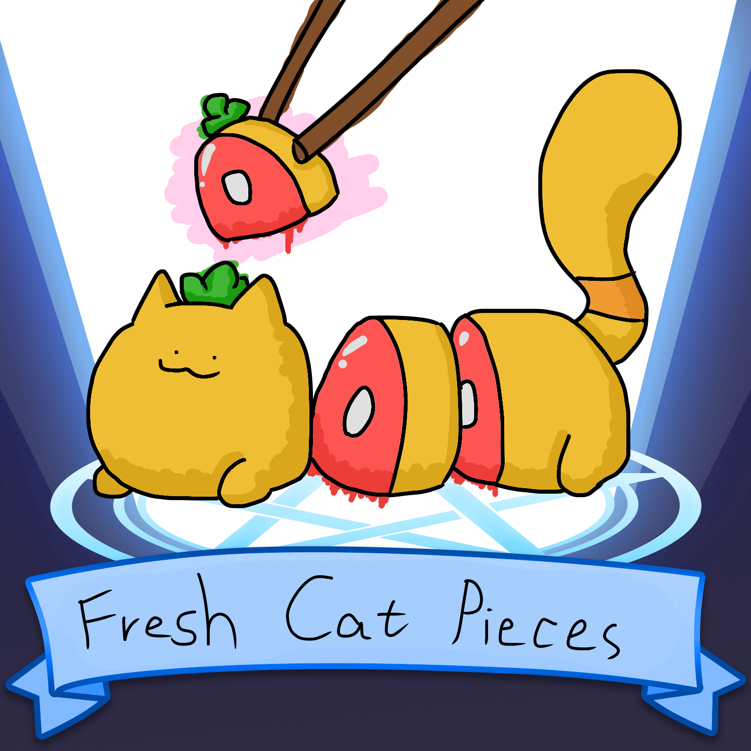 Fresh Cat Pieces 頂級生貓片 - Illustrations ART street