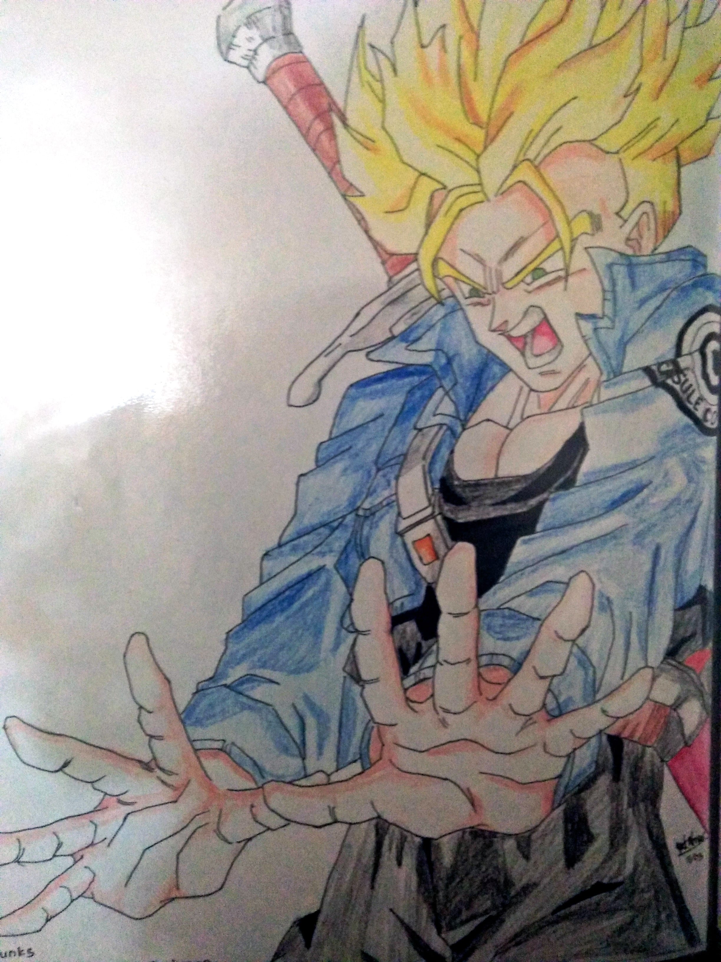 Super Saiya Trunks fx1ndr46 - Illustrations ART street