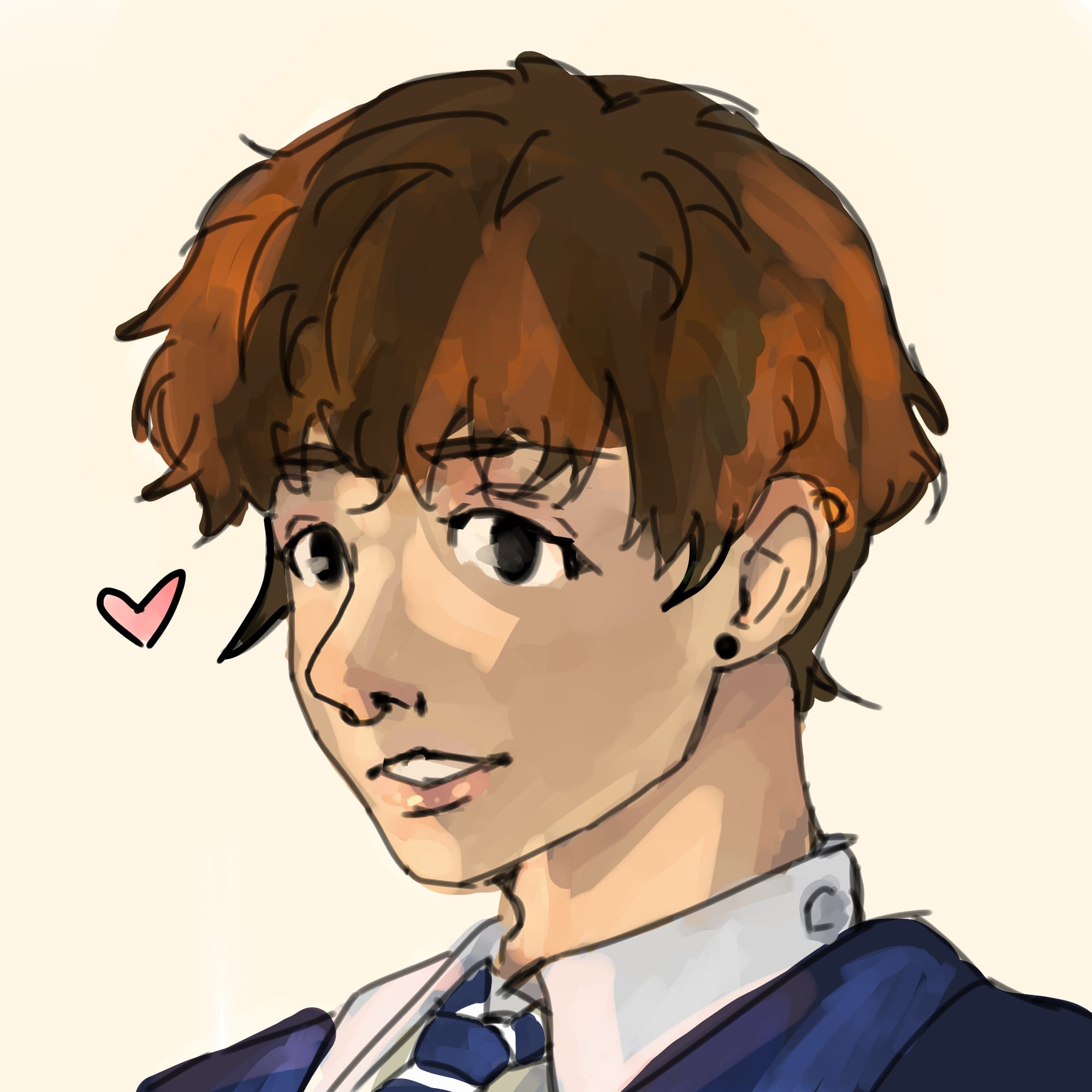 tried to make a dude from the library cute happyycolor - Illustrations ...