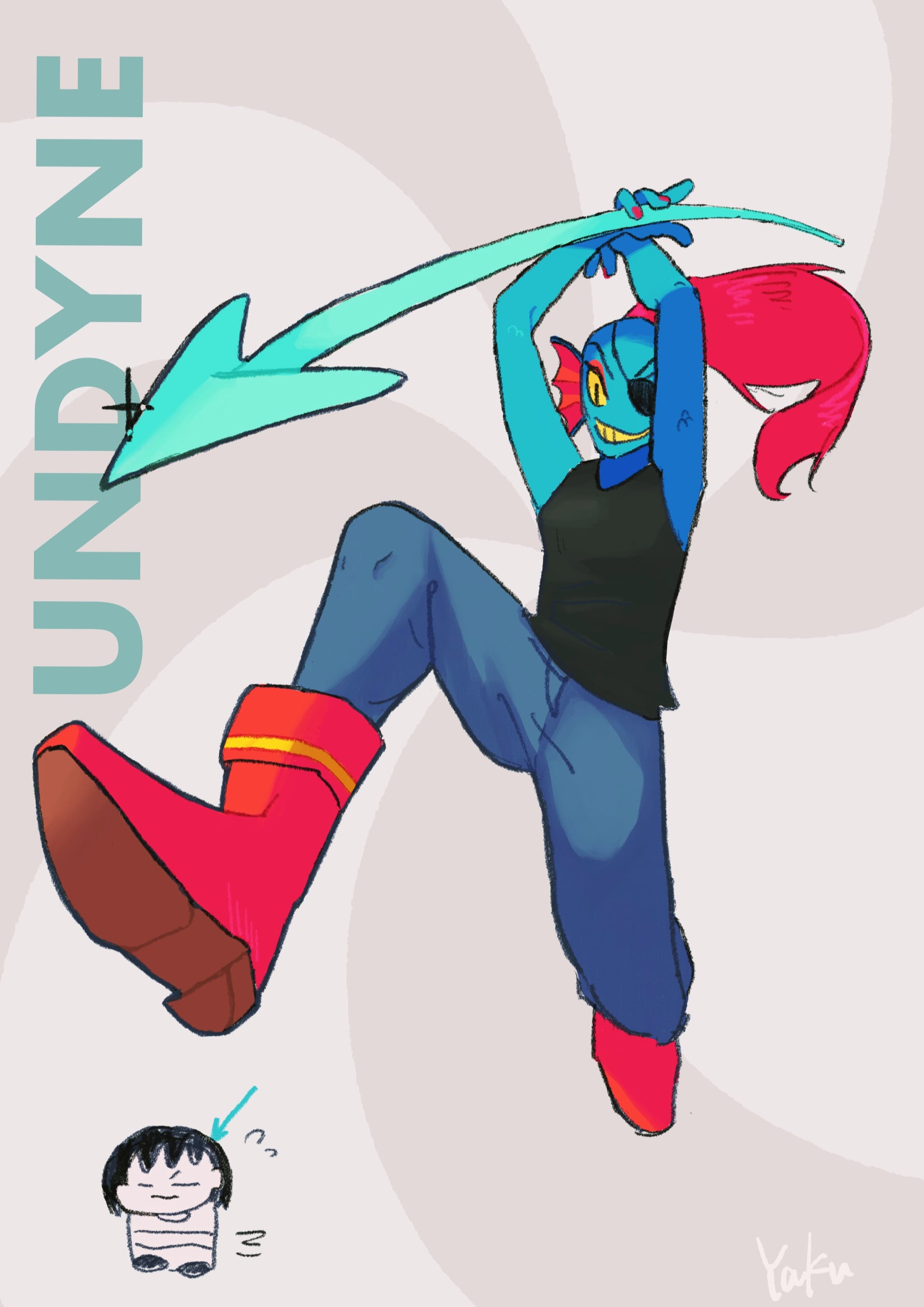 undyne Yaku - 插图 ART street